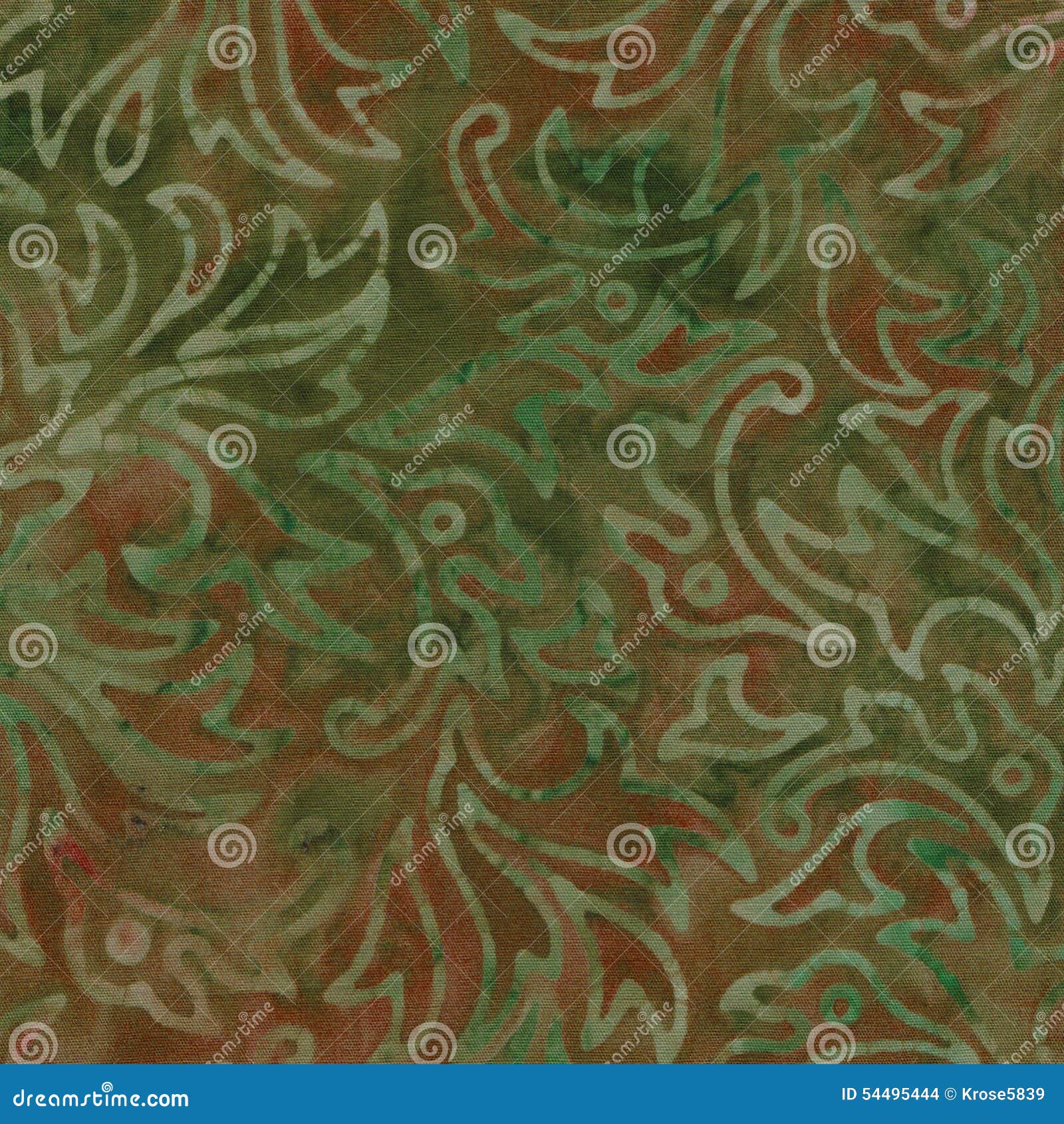 Green and Brown Batik Pattern Stock Photo - Image of green, batik: 54495444