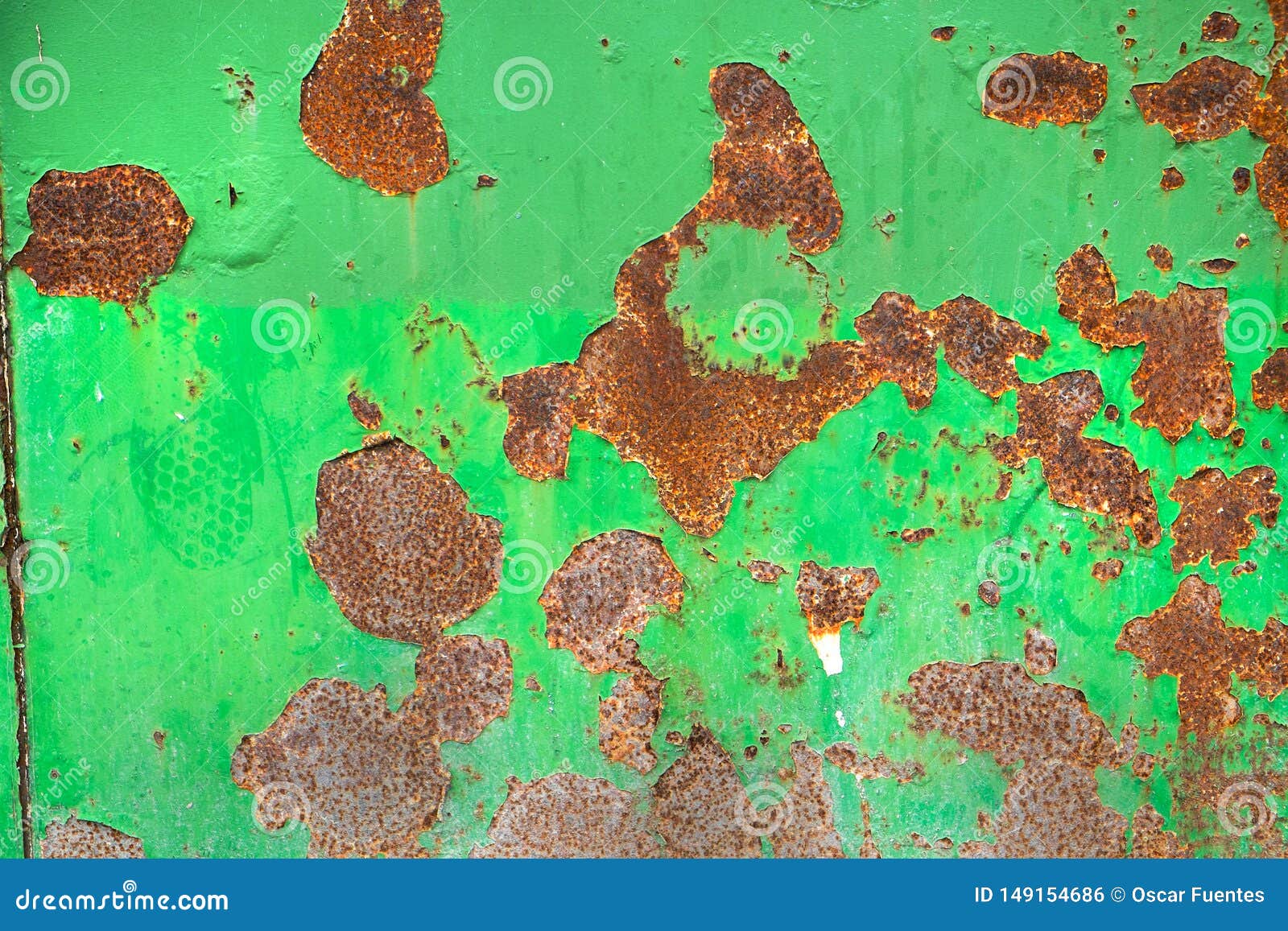Green Rusty Metal Texture Background Stock Photo - Image of corrosion ...