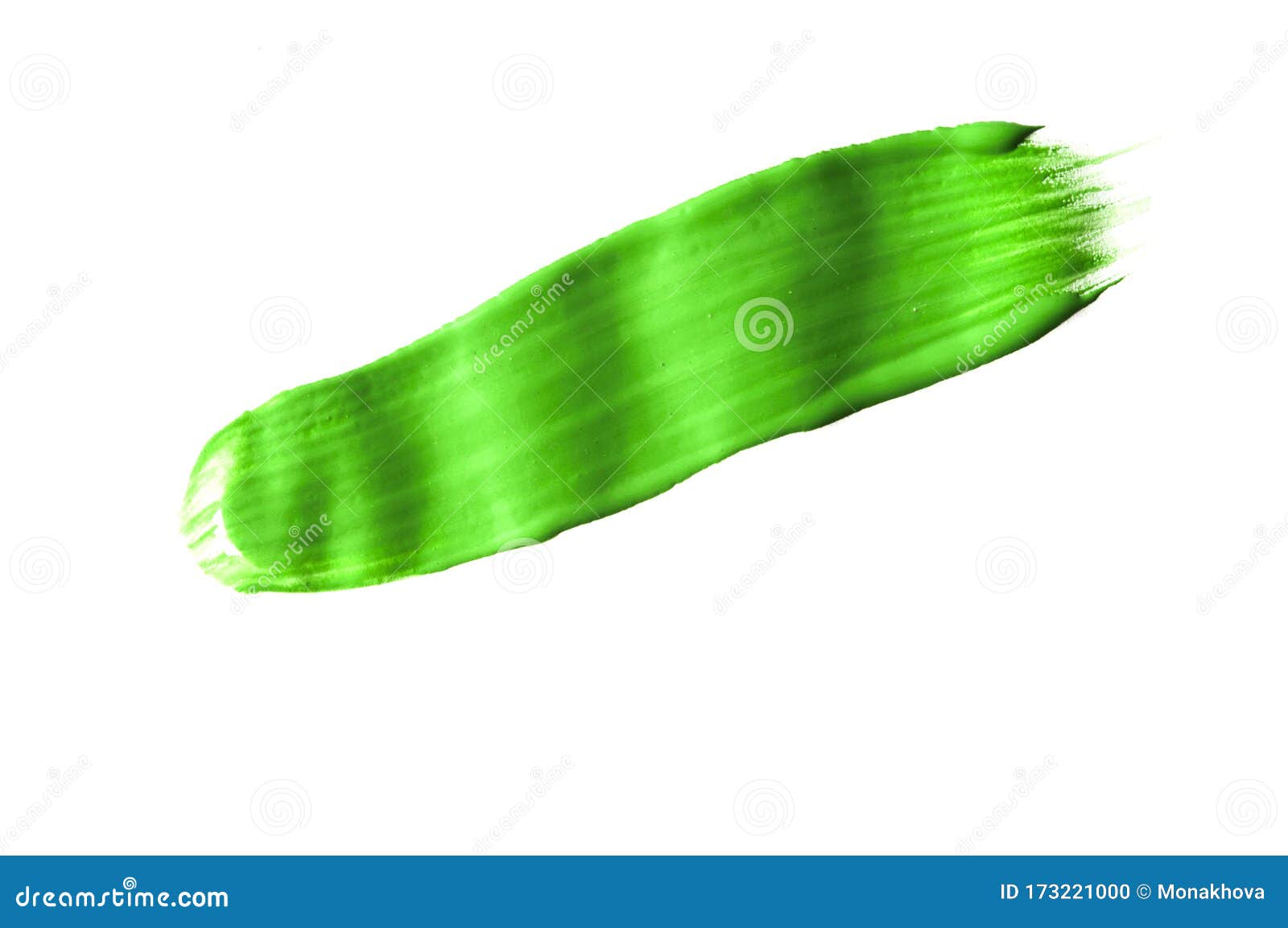Green brush stroke stock photo. Image of bright, watercolor - 173221000