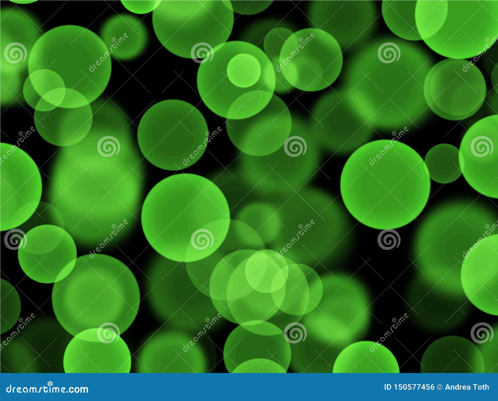 Green Bubble Background Vector Texture Pattern for Presentations or ...