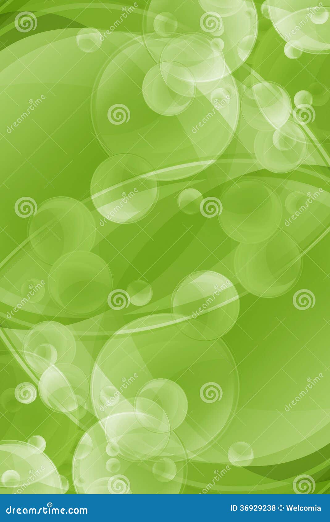 Green Bubbles Seamless Texture Vector Illustration | CartoonDealer.com ...