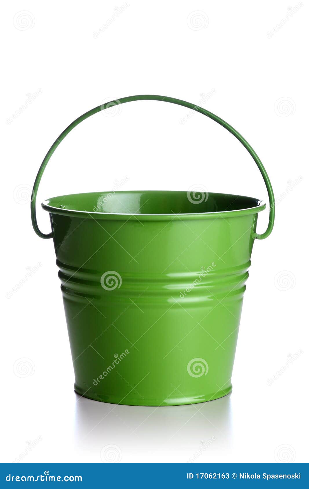 Green Bucket On The Beach Sand Royalty-Free Stock Photo | CartoonDealer ...