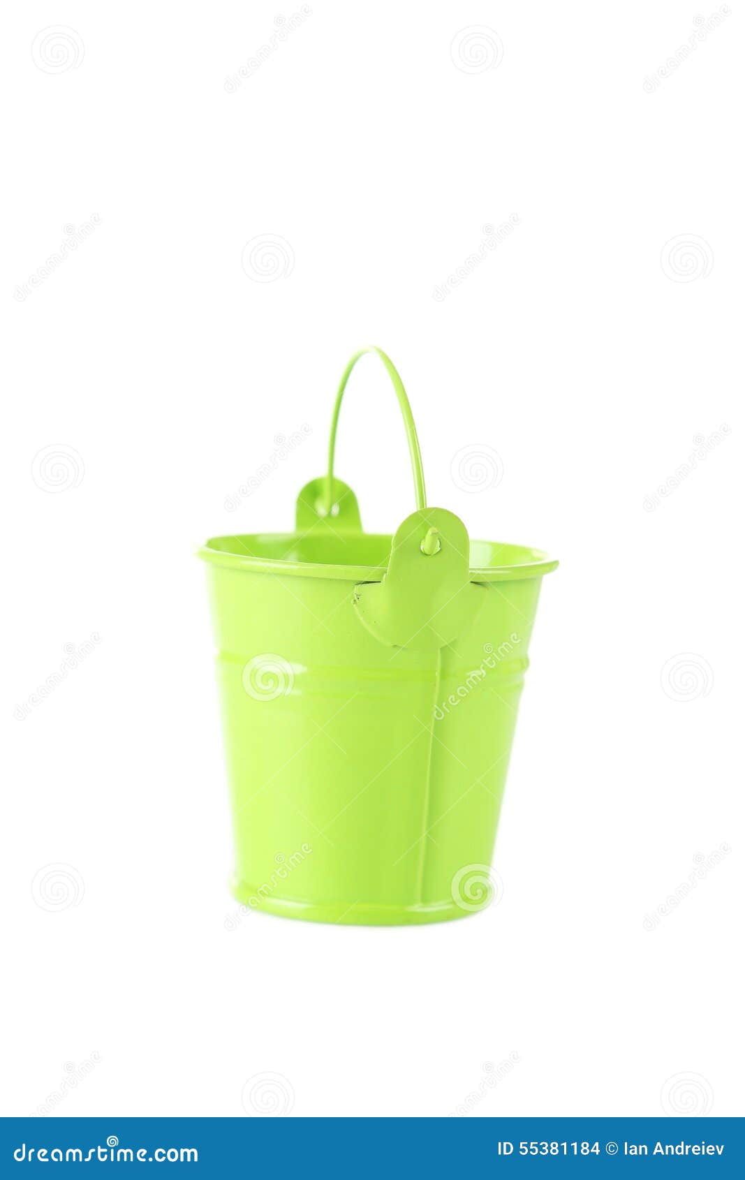 Green bucket stock photo. Image of green, small, paint - 55381184