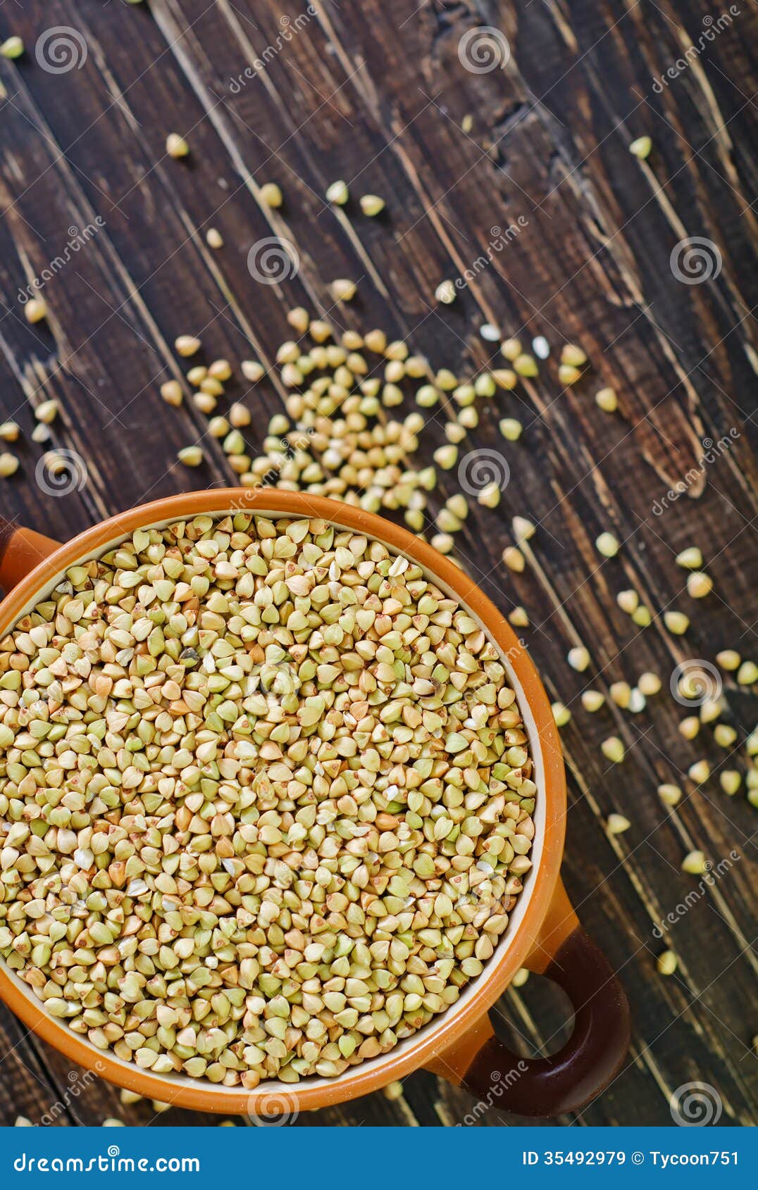 Green buckwheat stock image. Image of green, dieting - 35492979