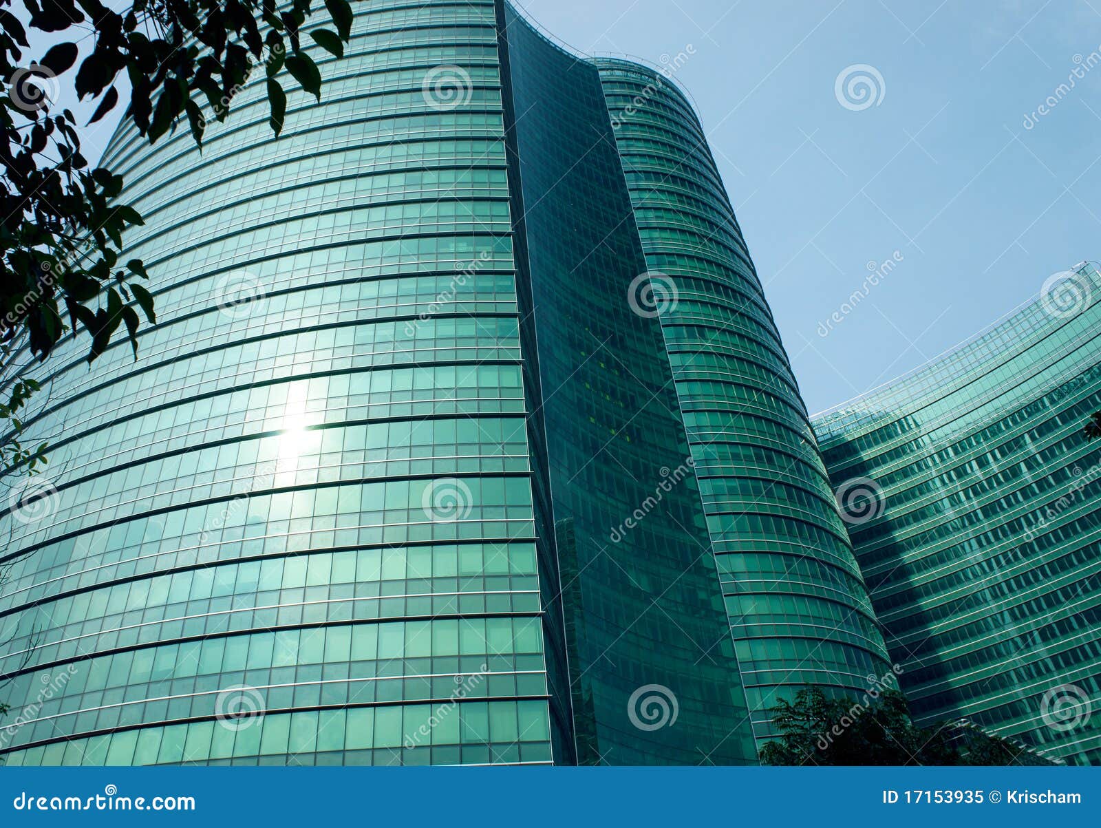 Green building stock image. Image of centre, glass, center - 17153935