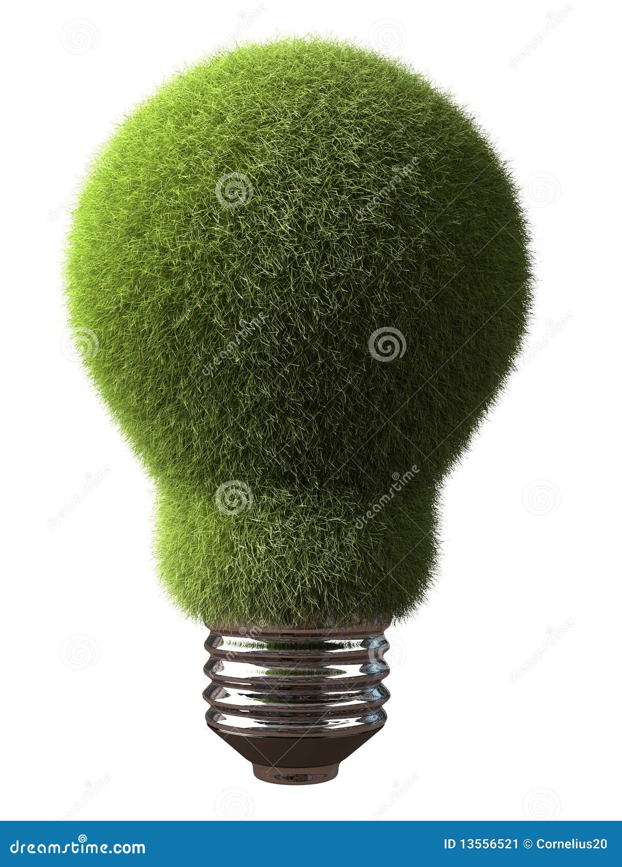Green bulb stock illustration. Illustration of ecologic - 13556521