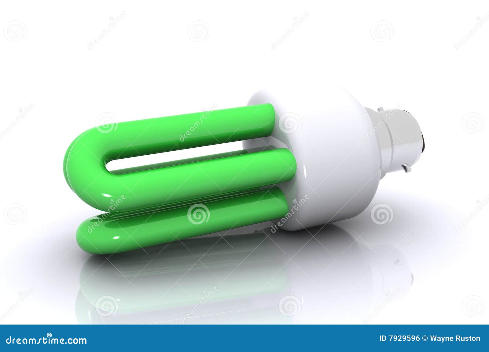 Green Bulb stock illustration. Illustration of green, friendly - 7929596