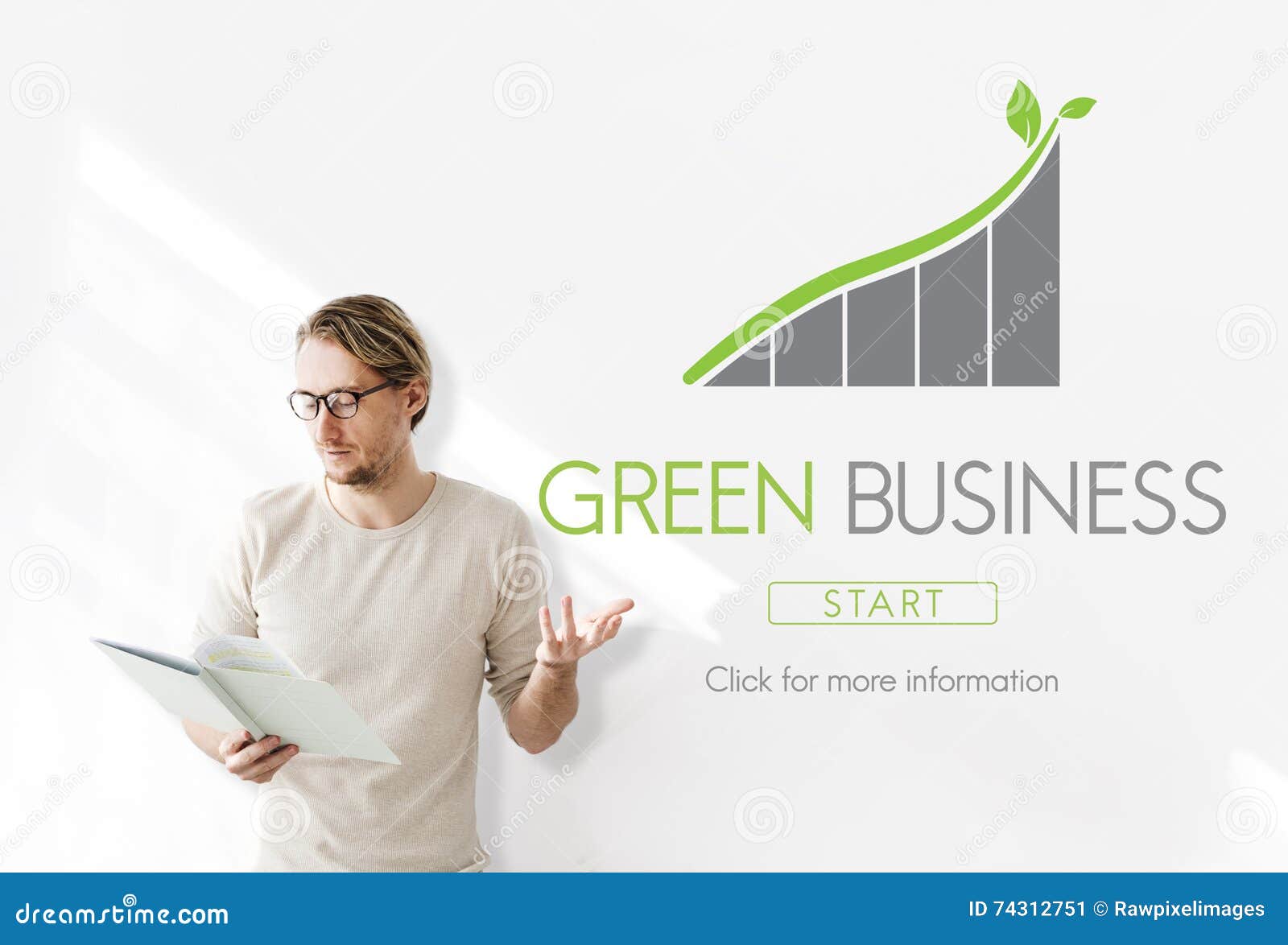 Green Business Conservation Responsibility Eco Concept Stock Image ...