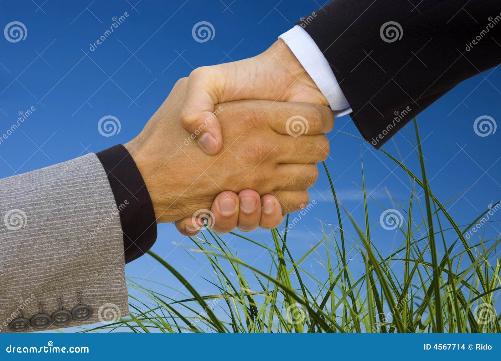 Green business handshake stock photo. Image of consent - 4567714