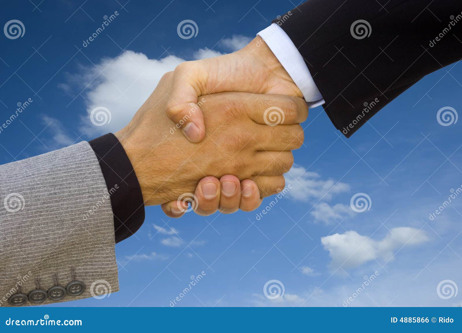 Green business handshake stock photo. Image of teamwork - 4885866
