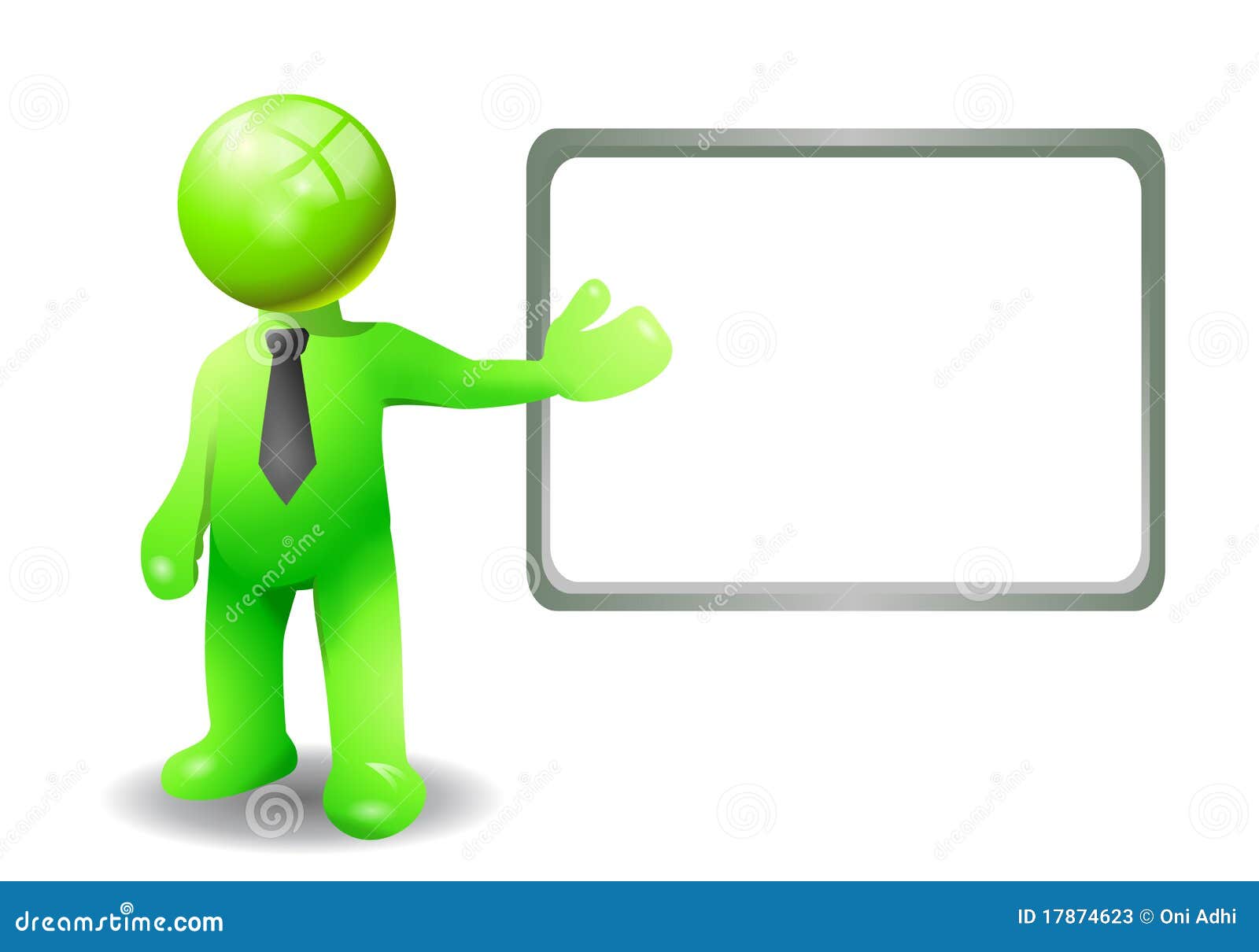 3d Business Man Presenting Word Apply Cartoon Vector | CartoonDealer ...