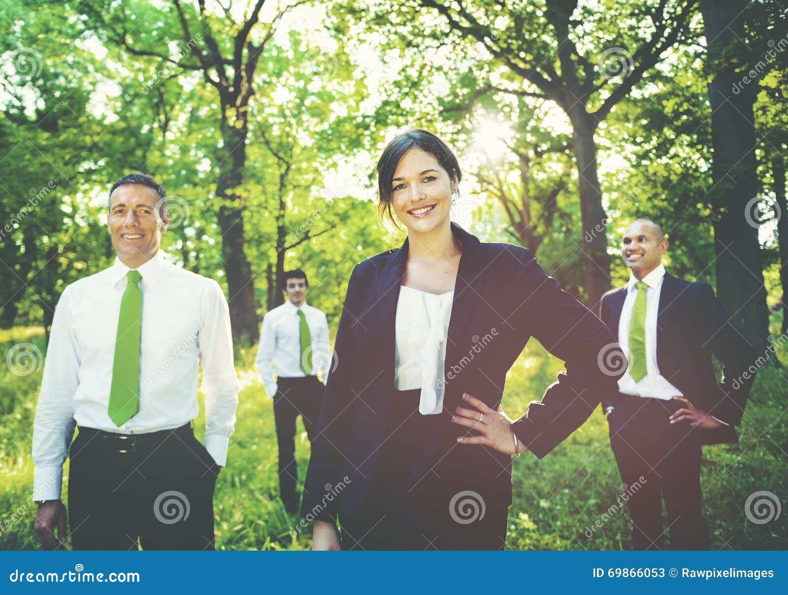 Green Business Team Meeting Environmental Concept Stock Image - Image ...