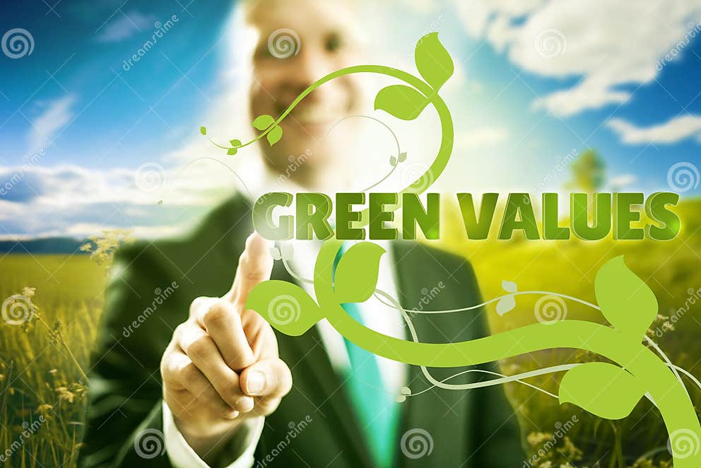 Green business values stock image. Image of nature, conservation - 39714117