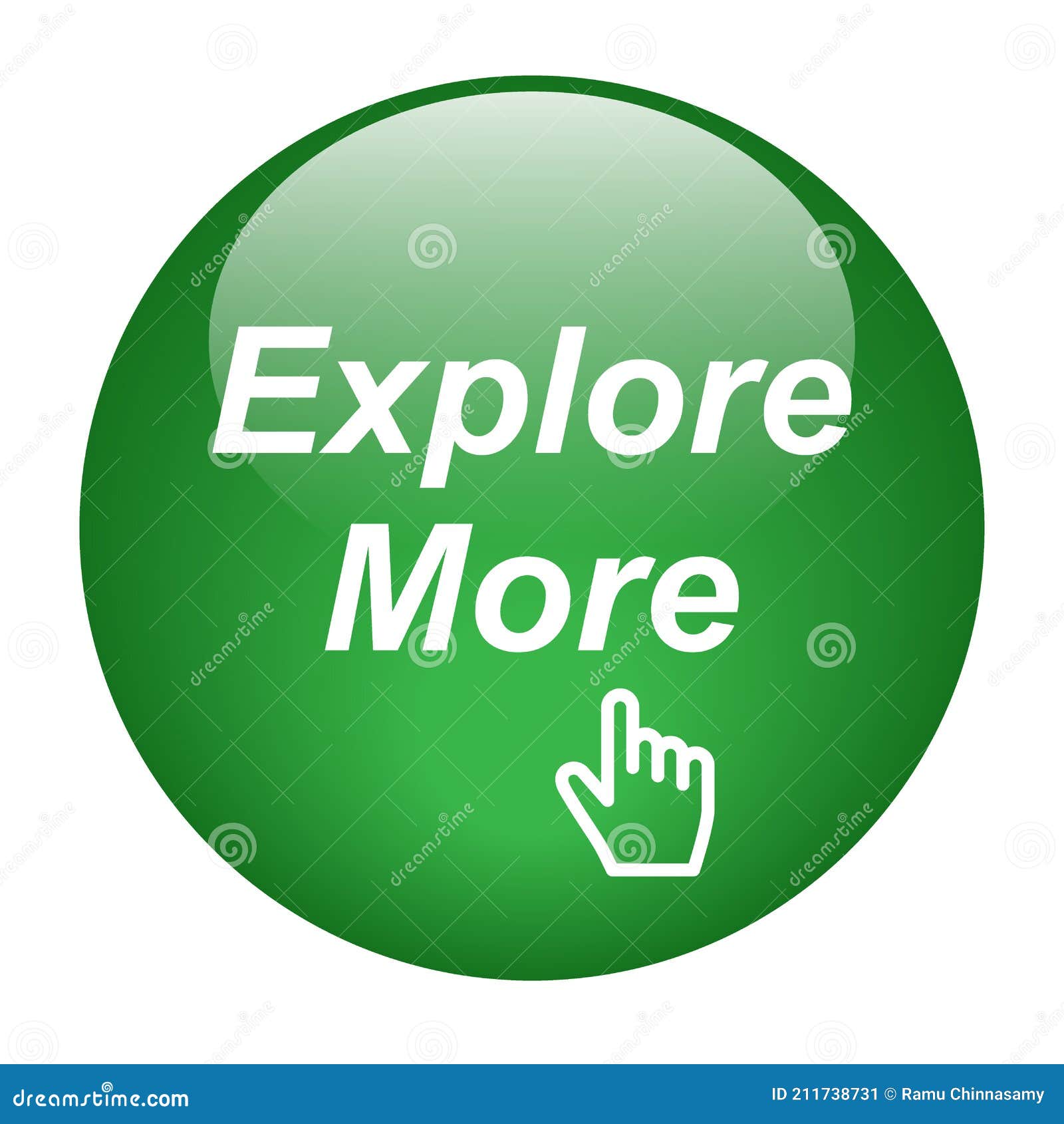 Explore More Icon Web Button Stock Illustration - Illustration of help ...