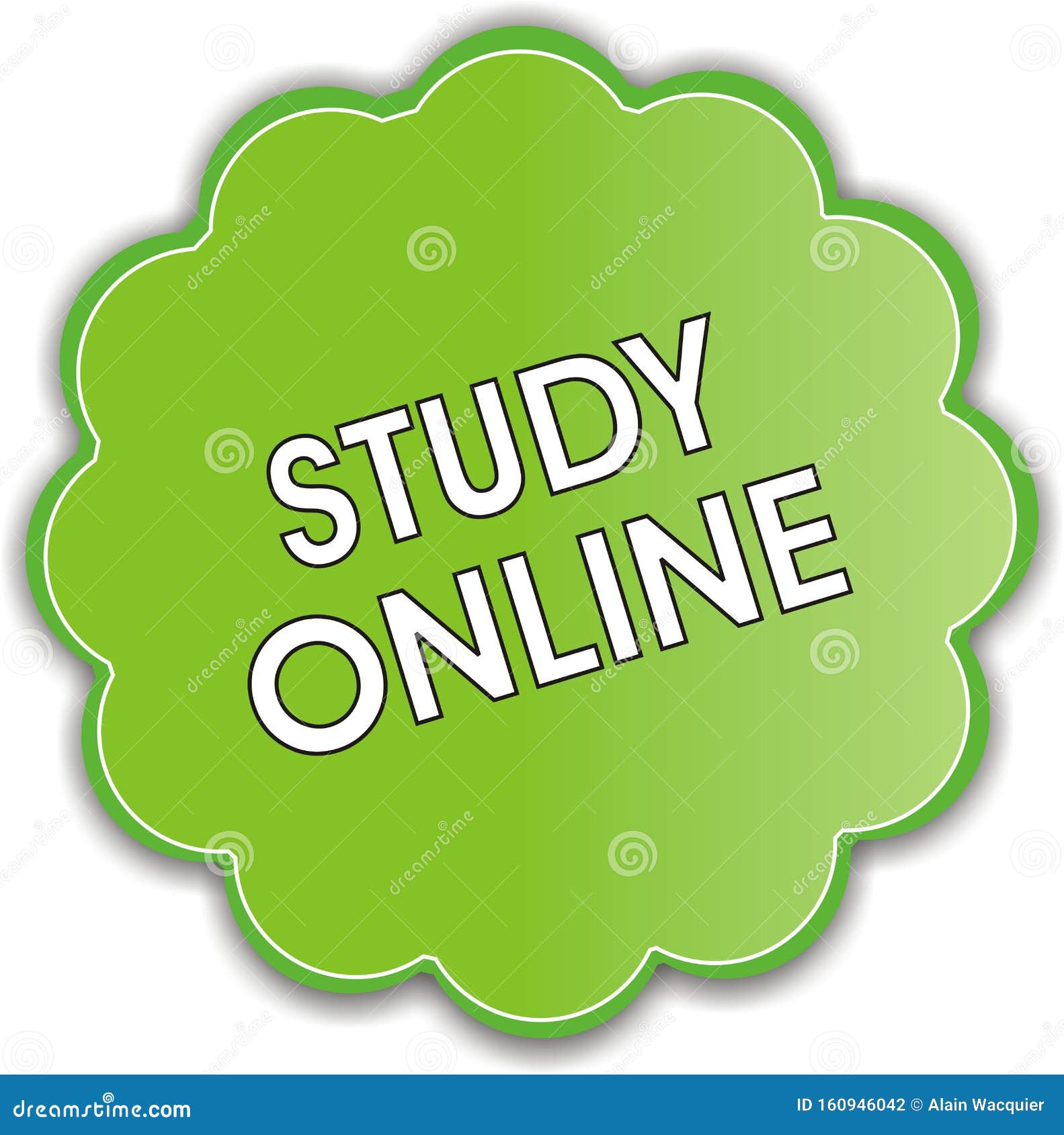 Button study online stock illustration. Illustration of school - 160946042