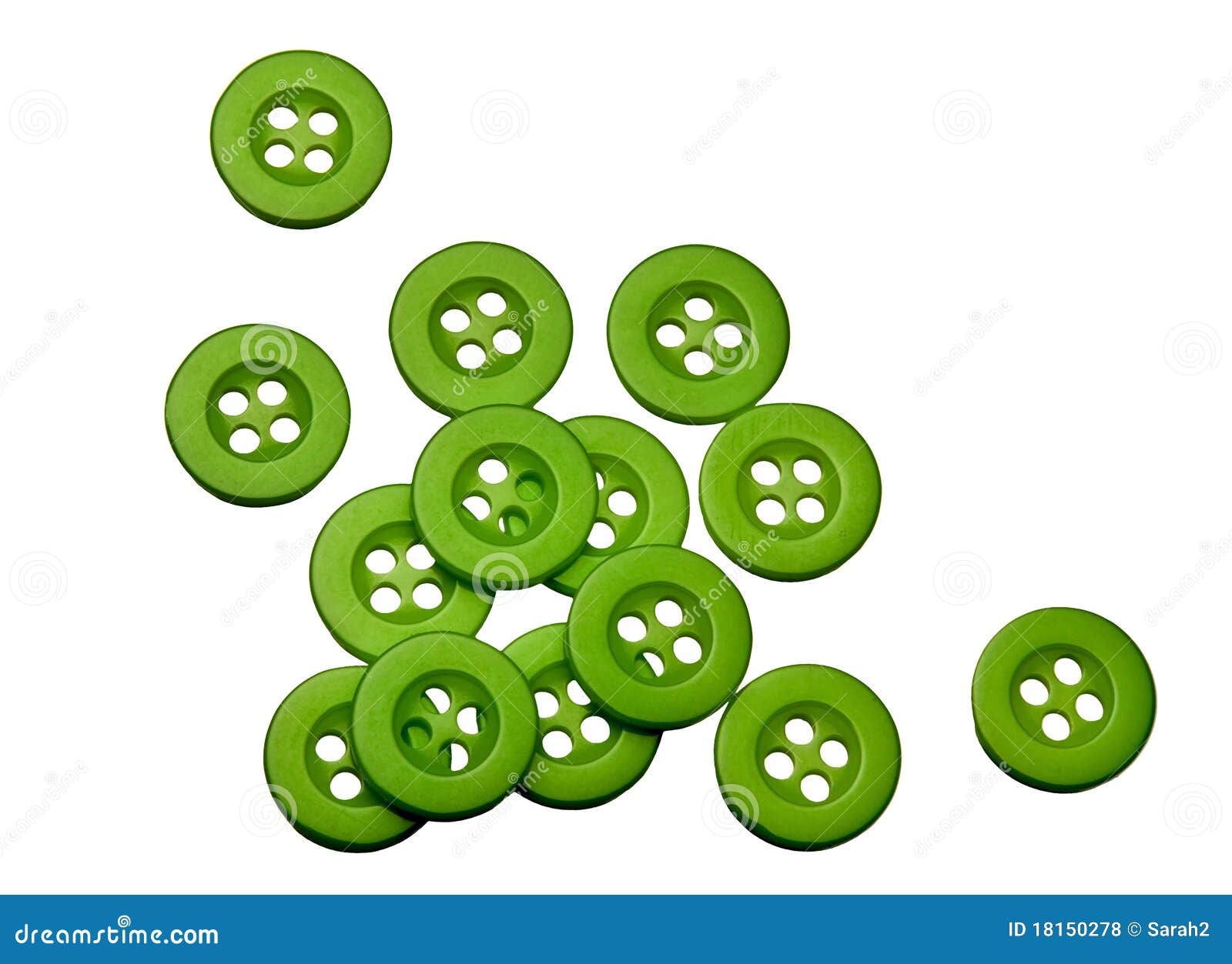 Green buttons on white stock photo. Image of notions - 18150278