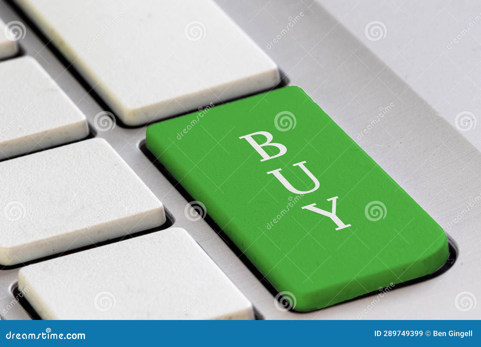 Green Buy Button on a Keyboard Stock Image - Image of press, digital ...