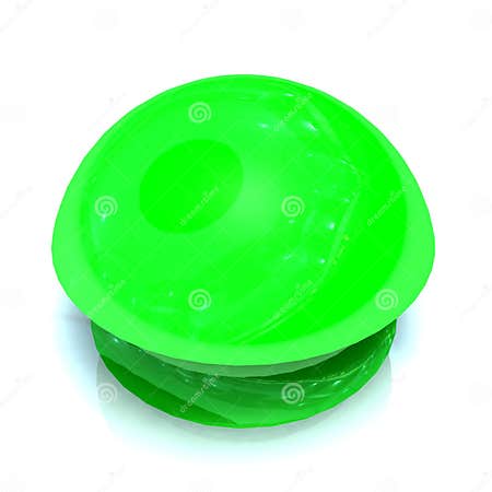 Green Buzzer stock illustration. Illustration of button - 1925741