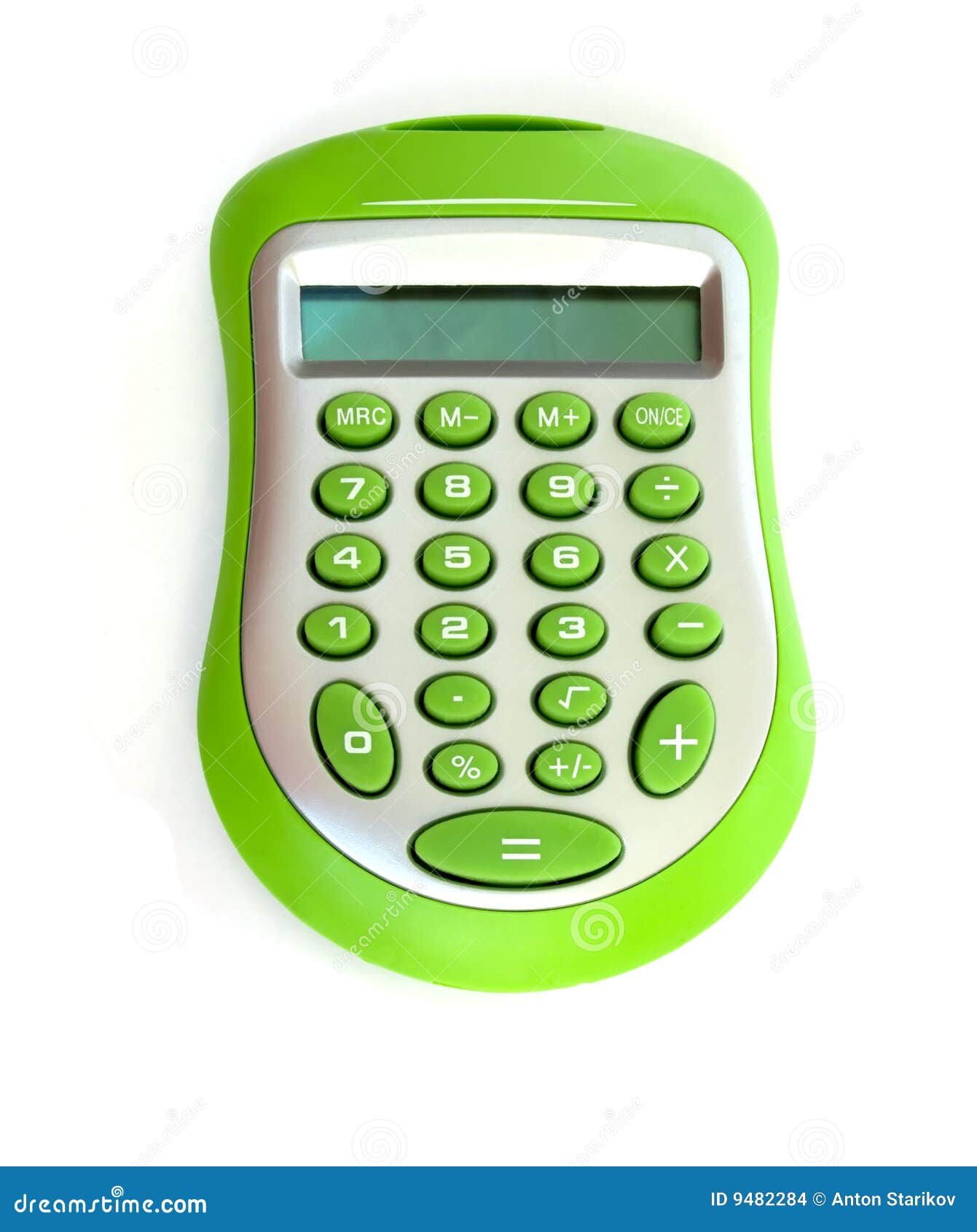 Green calculator stock photo. Image of keypad, earnings - 9482284