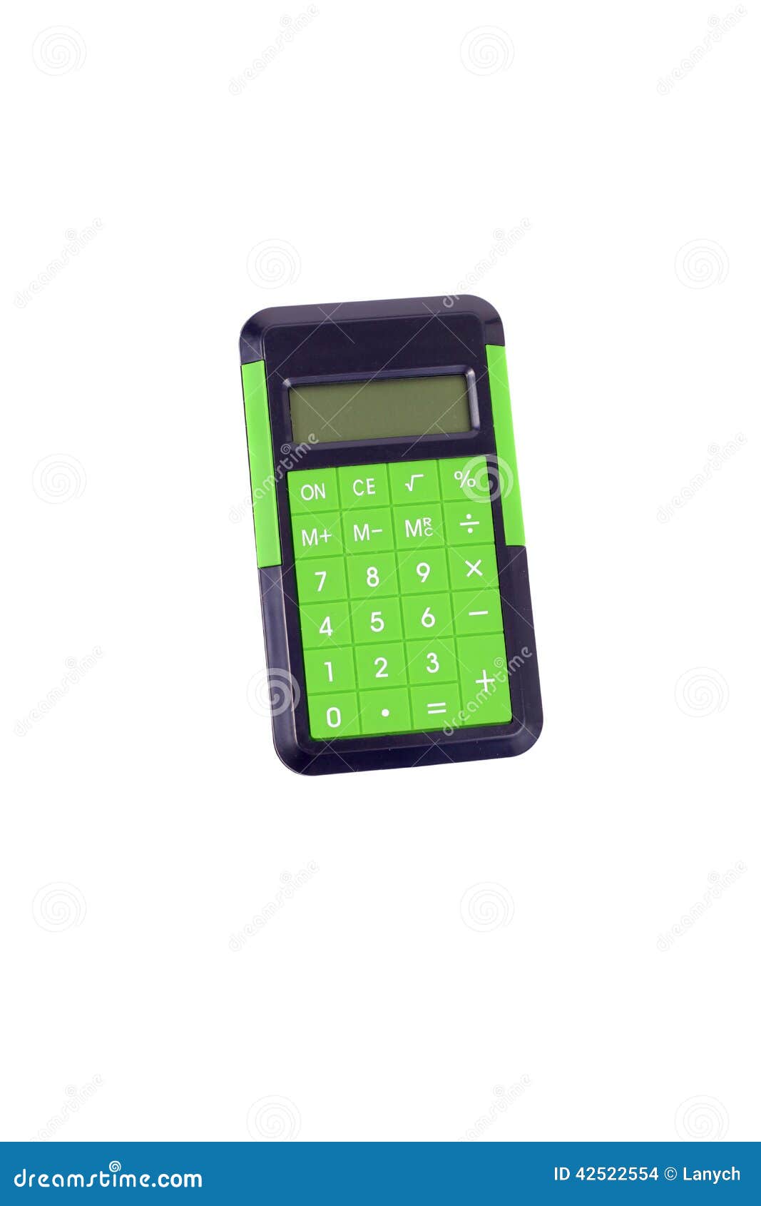 Green calculator stock photo. Image of green, button - 42522554