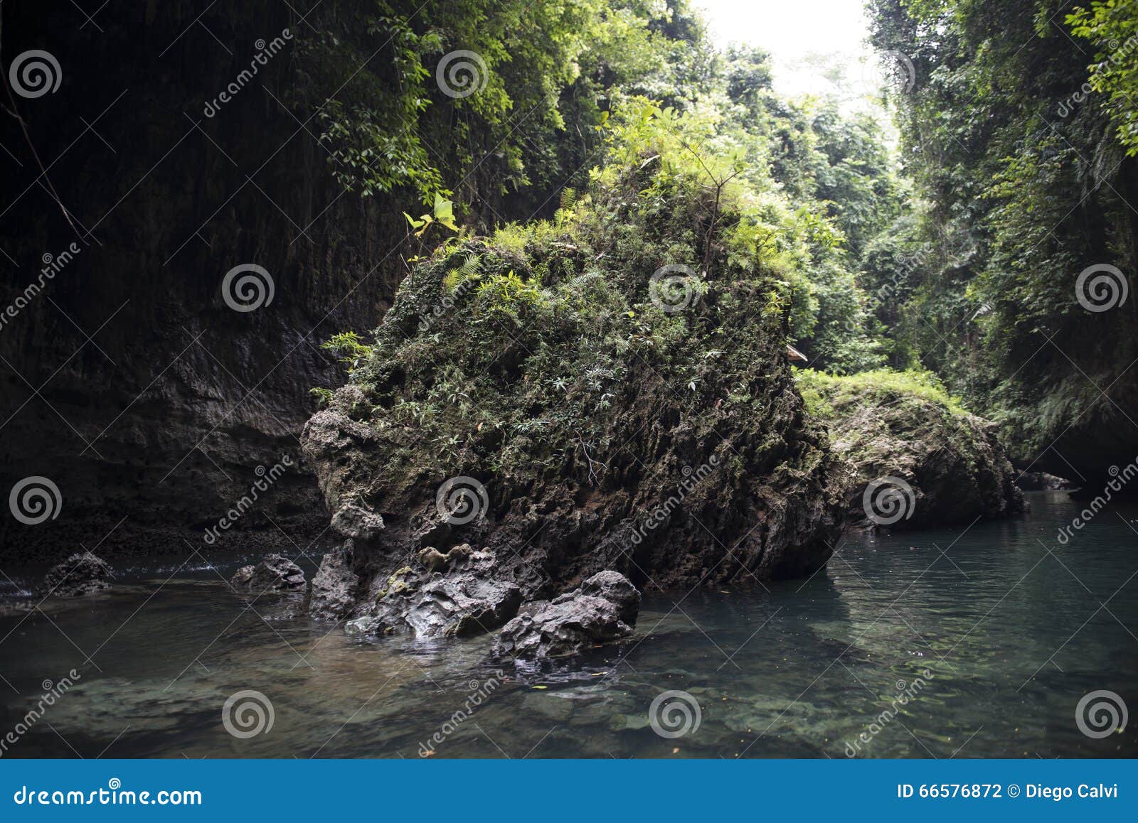 Green Canyon, Pandangaran, Java Stock Photo - Image of beautiful ...
