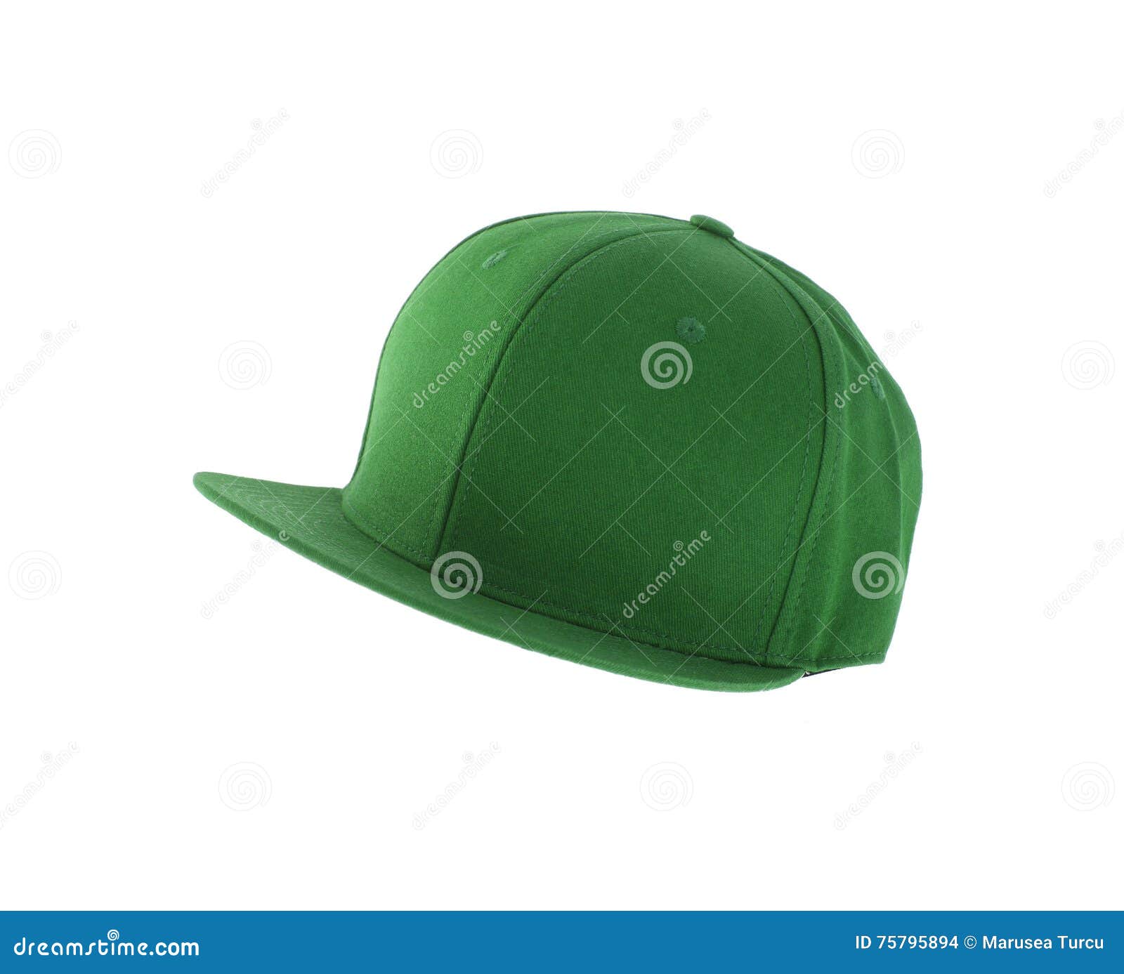 Green Cap with Clipping Path Stock Photo - Image of cloth, male: 75795894