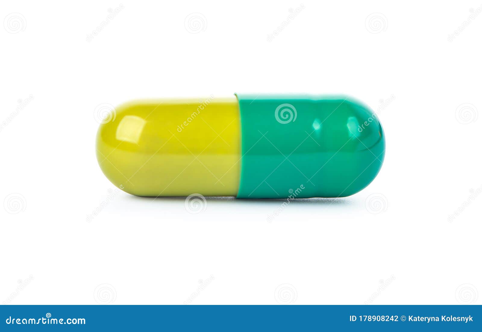 Green capsule isolated stock photo. Image of background - 178908242