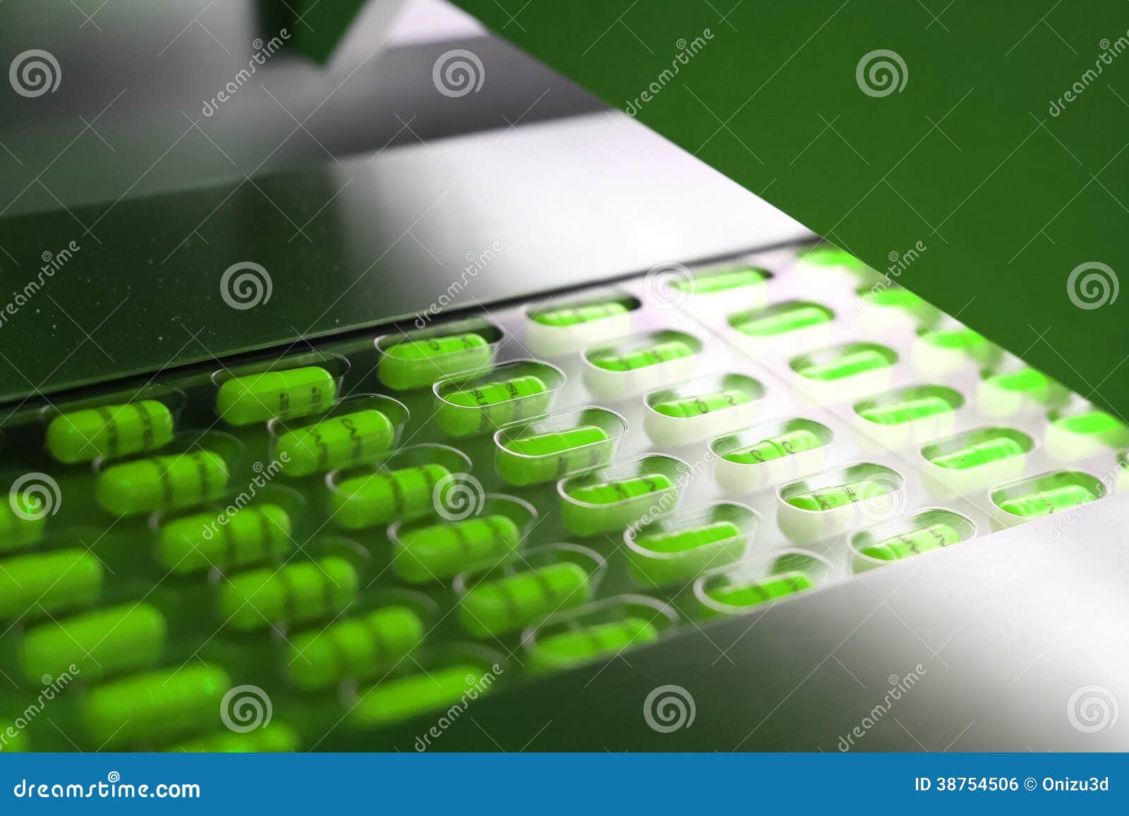 Green capsules packed stock photo. Image of pharmaceutical - 38754506