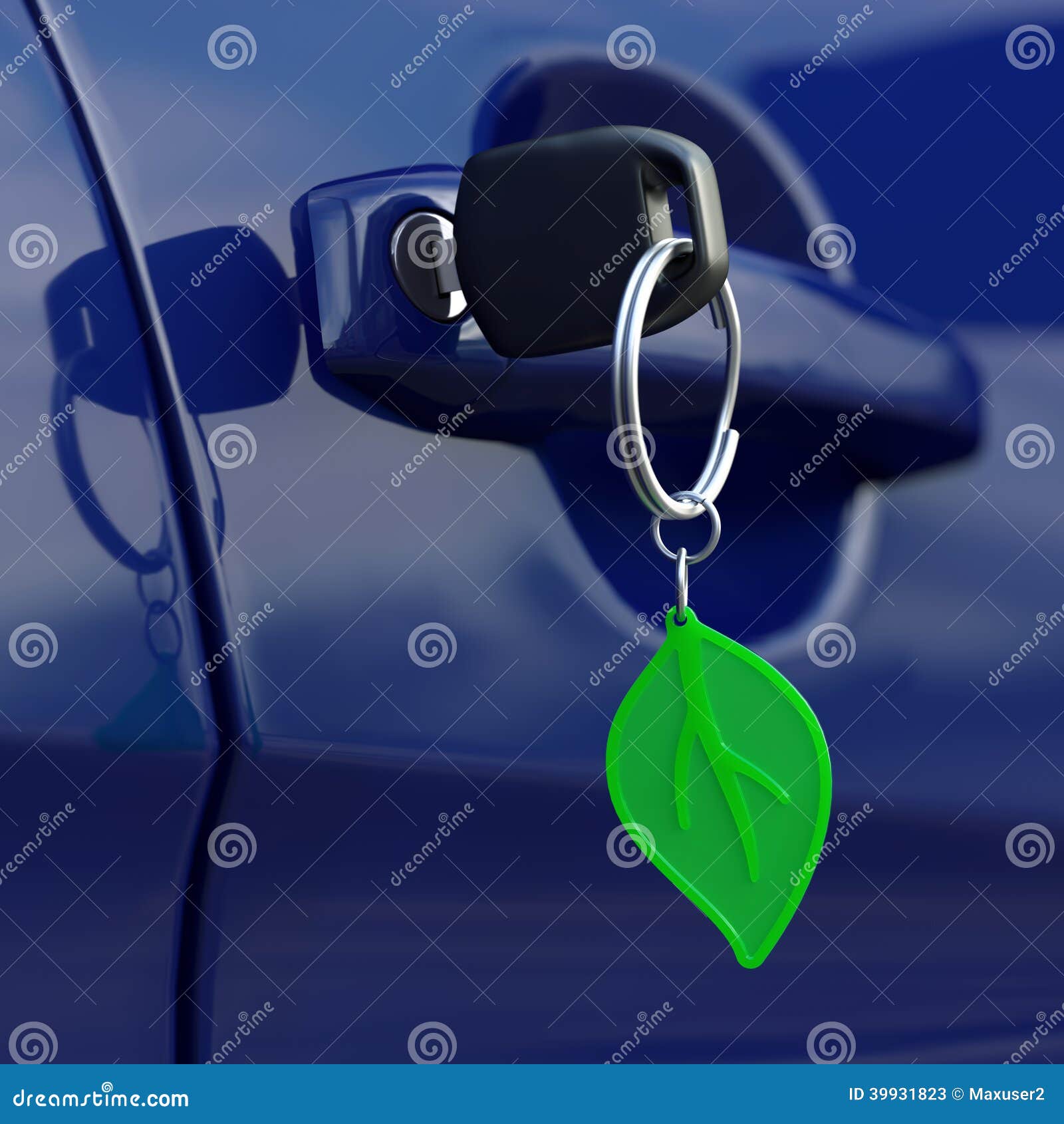 Green car key stock illustration. Illustration of technology - 39931823