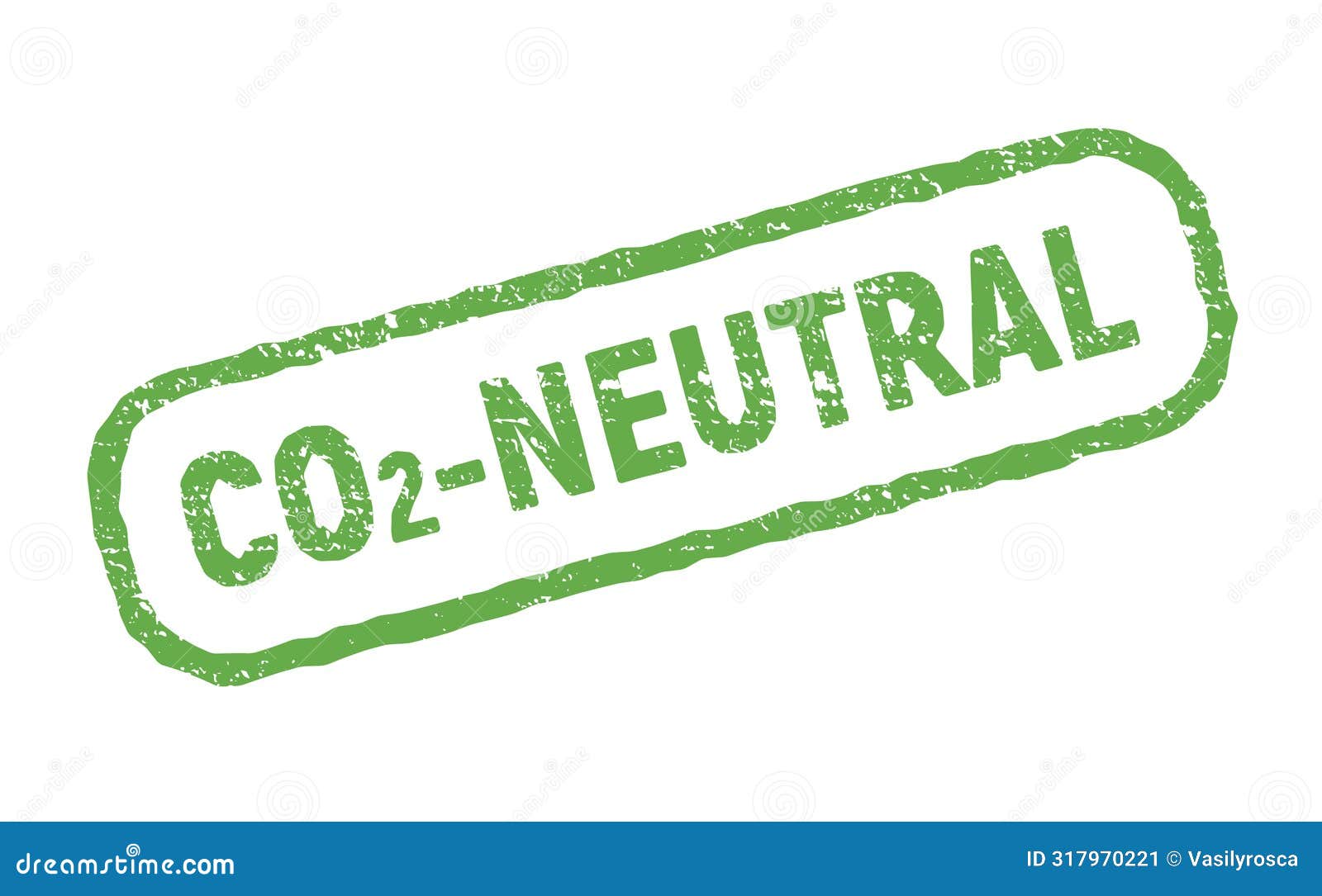 Green Carbon Neutral Stamp. Environmental Climate Change Carbon Neutral ...