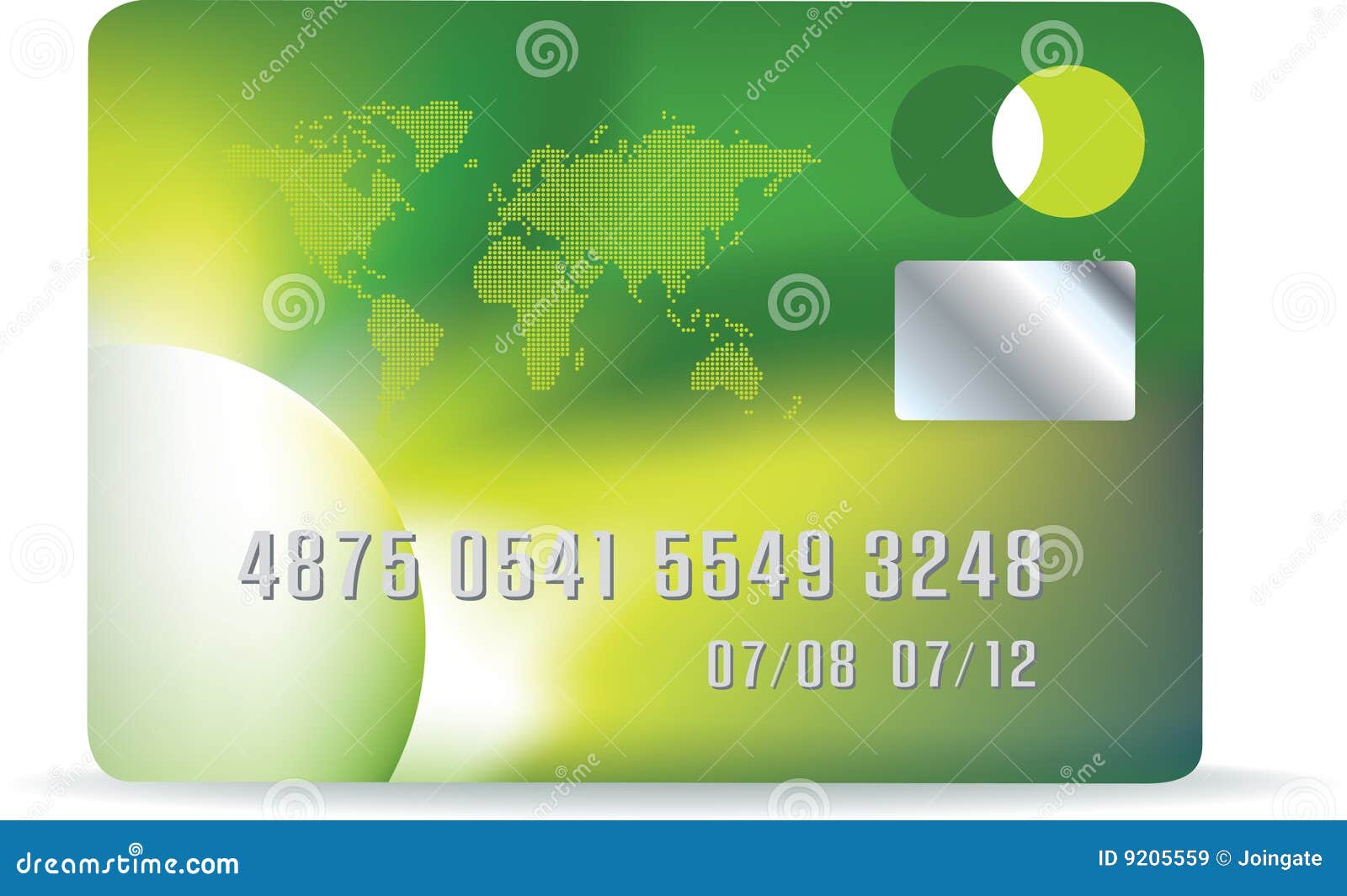 Green card stock vector. Illustration of business, energy - 9205559