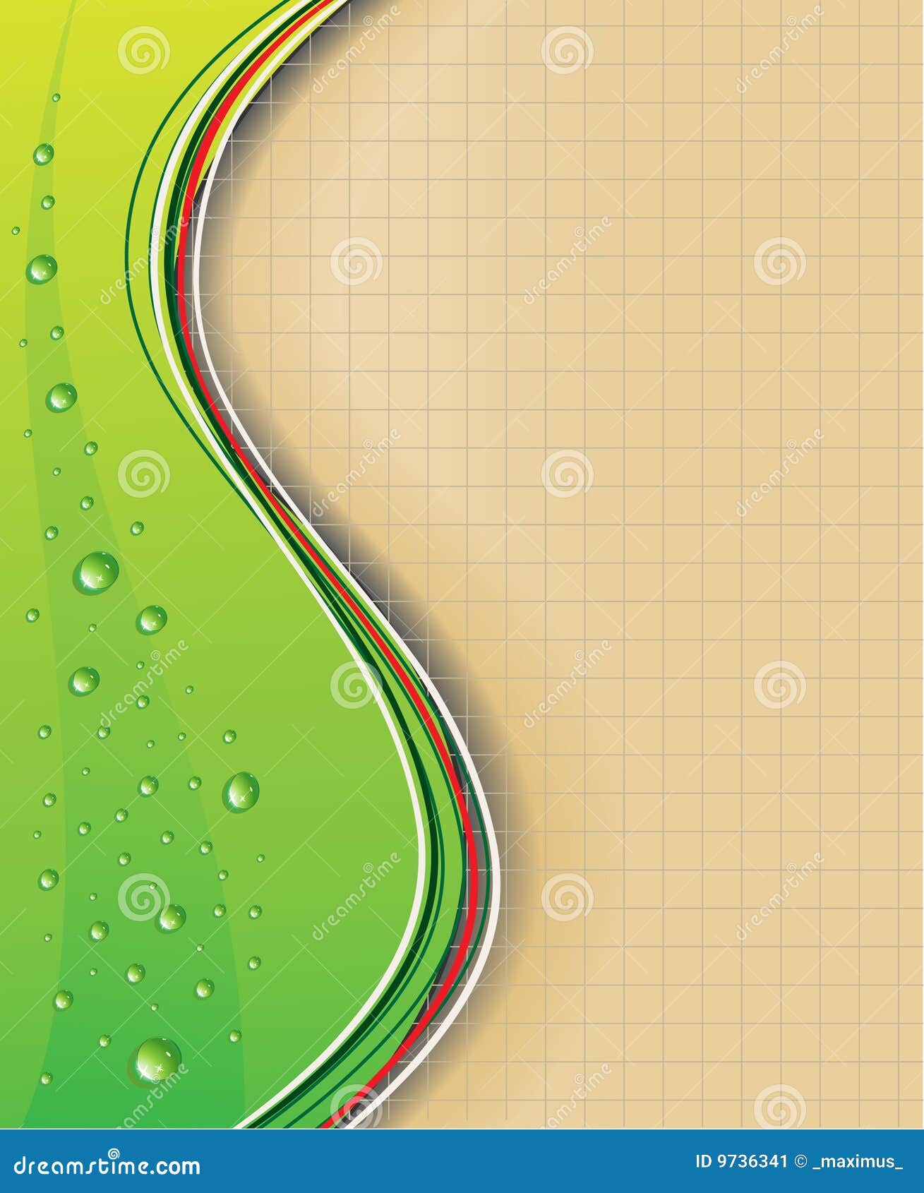 Green card vector stock vector. Illustration of frame - 9736341