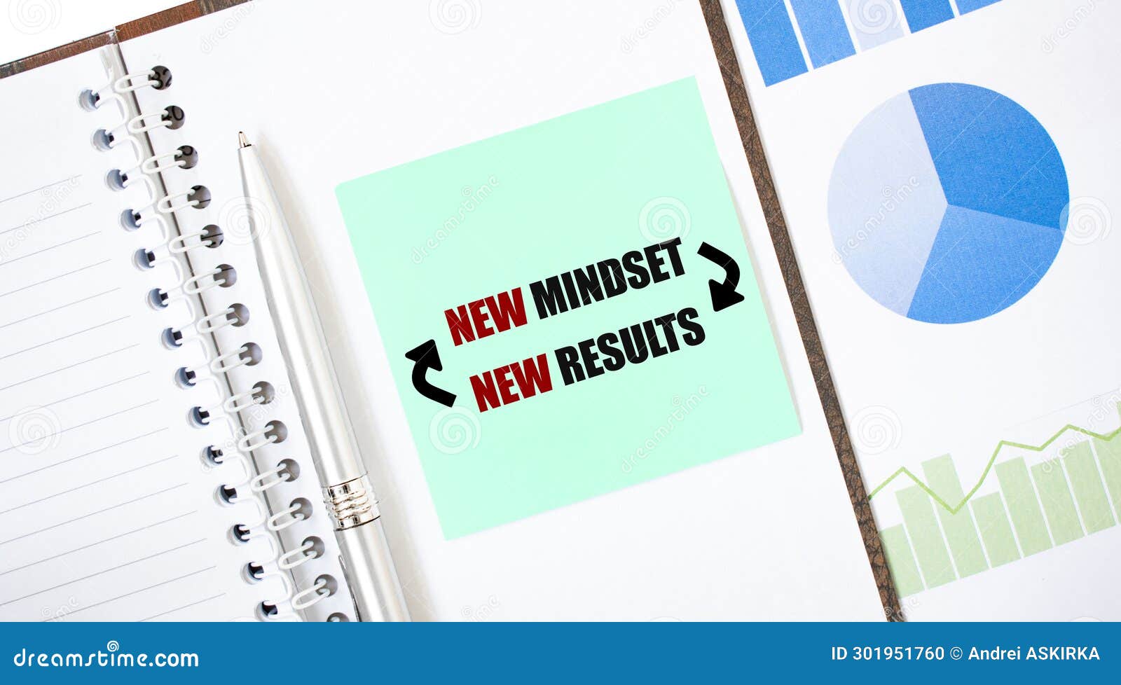 Notepad With Text Ask Our Experts With A Pen,office Tools And Graphs On ...