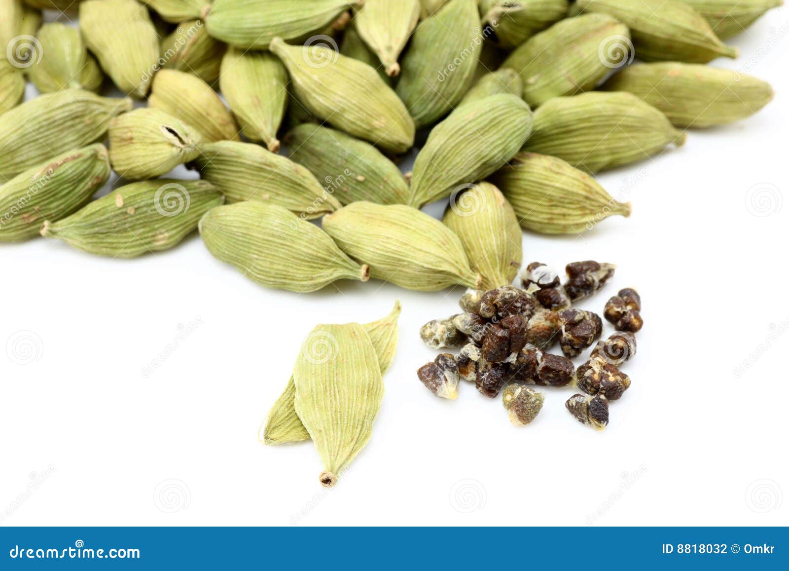 Green cardamon stock photo. Image of pieces, healthcare - 8818032