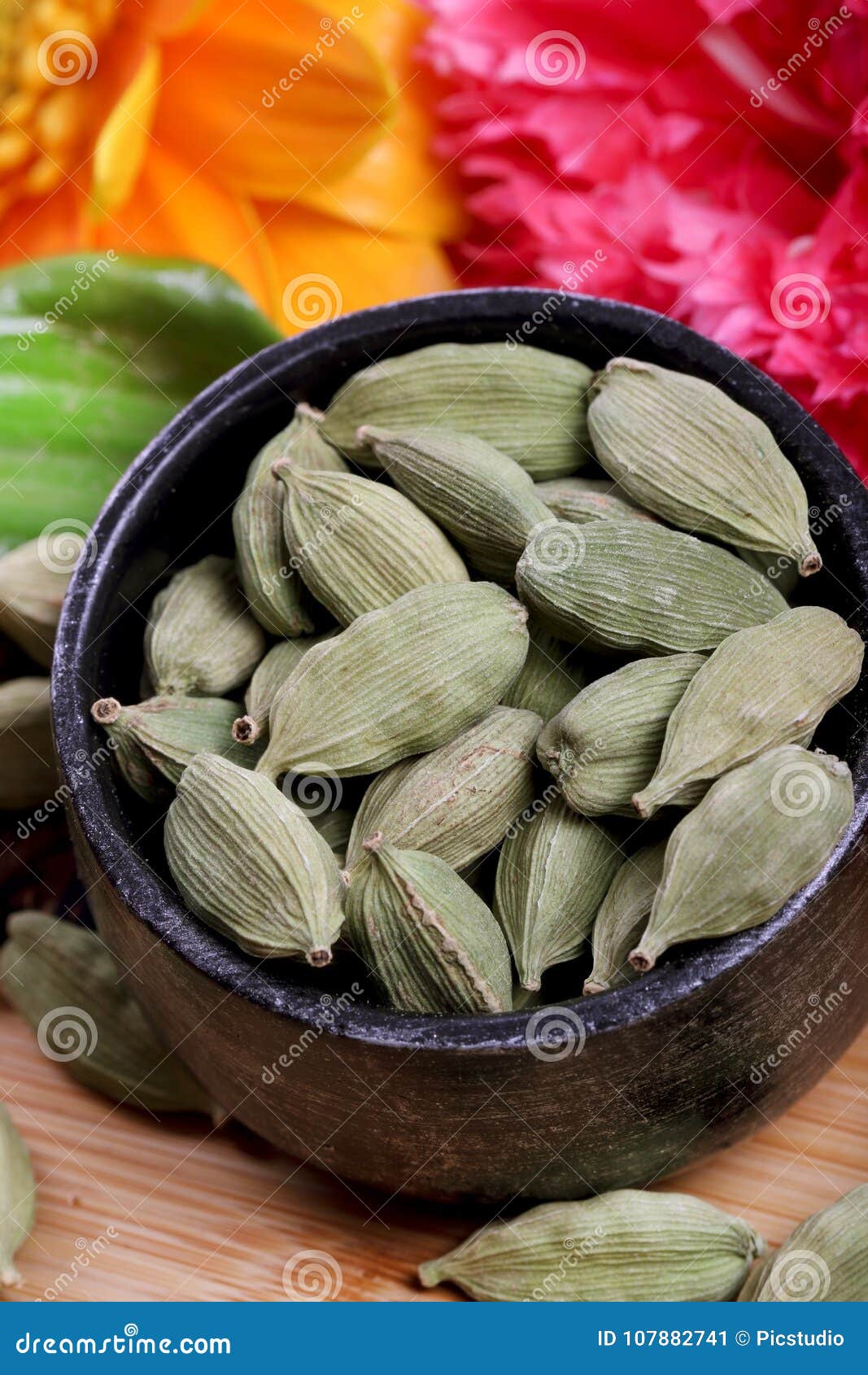 Green cardamon stock image. Image of healthy, natural - 107882741