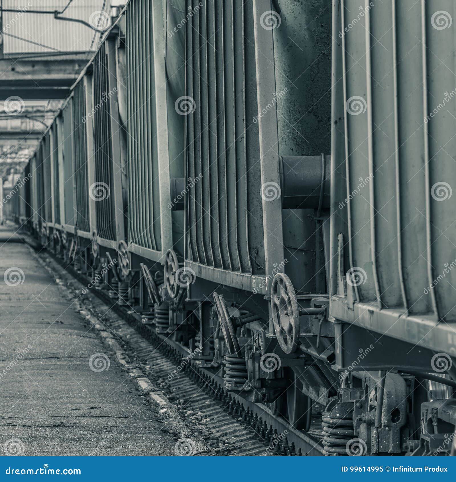 Green Cargo Wagons Close Up Stock Image - Image of close, high: 99614995