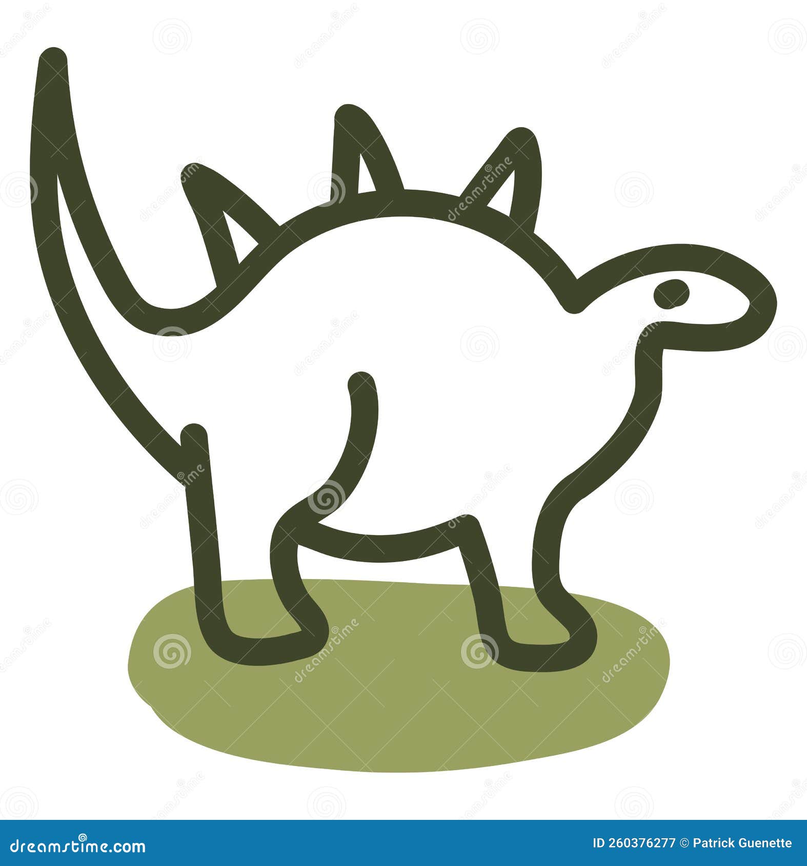 Carnotaurus Icon. Elements Of Dinosaur Icon. Premium Quality Graphic ...