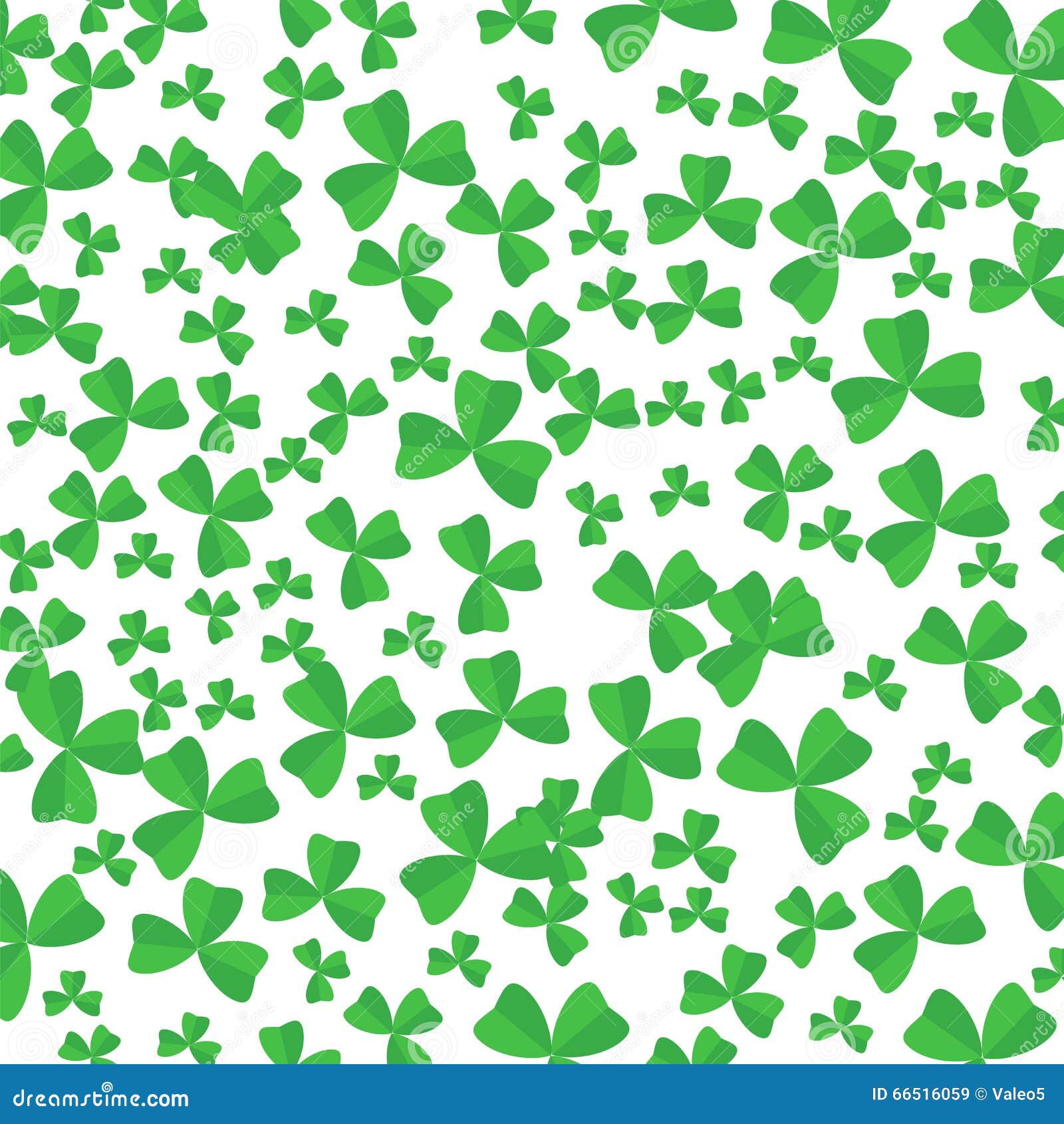 Green Cartoon Clover Leaves Stock Vector - Illustration of border ...