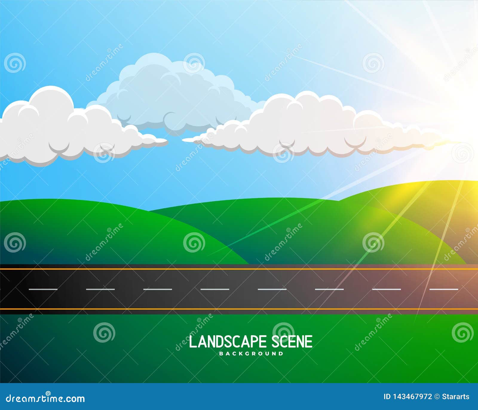 Animated Road Background