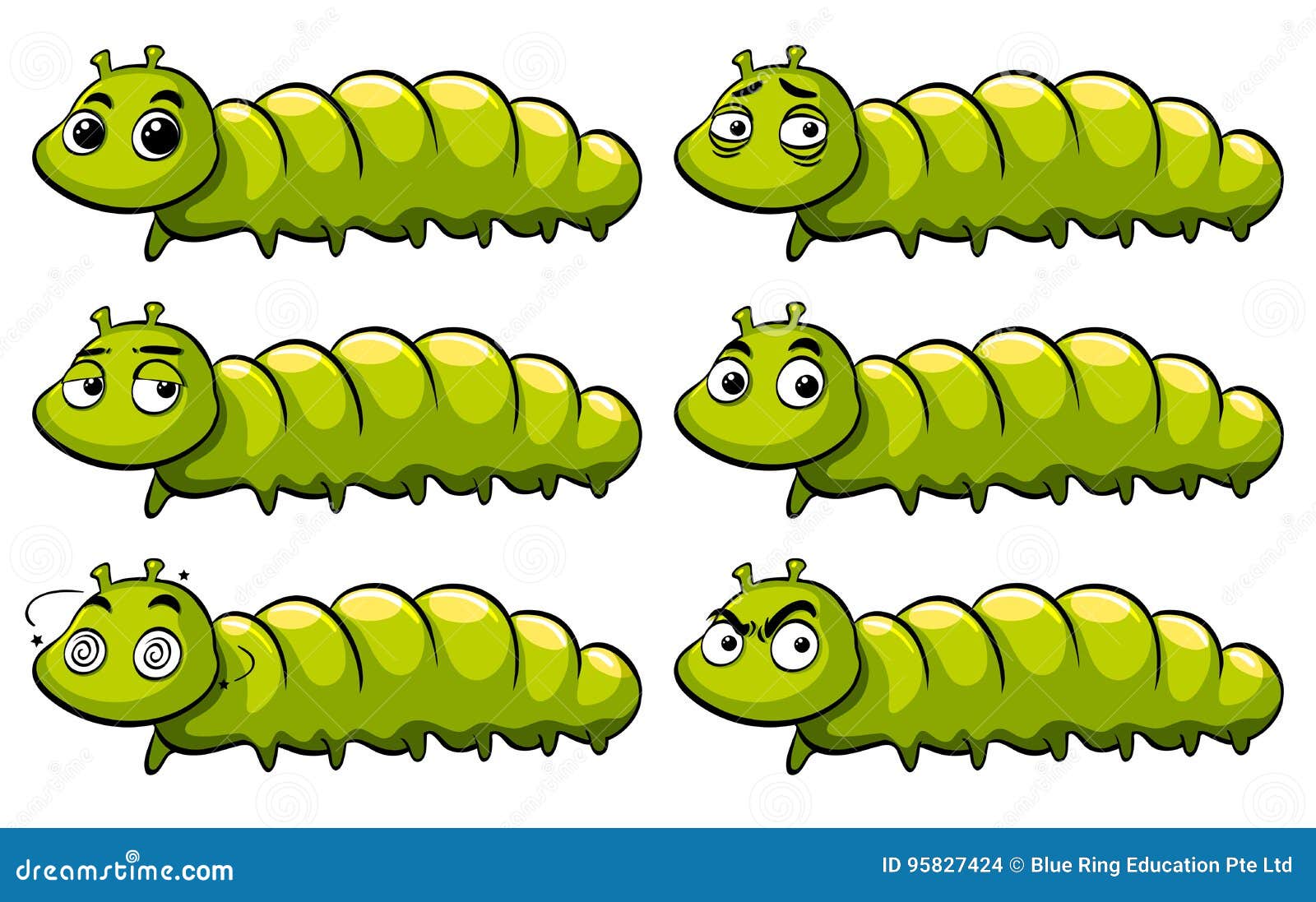 Green Caterpillar Clipart Images