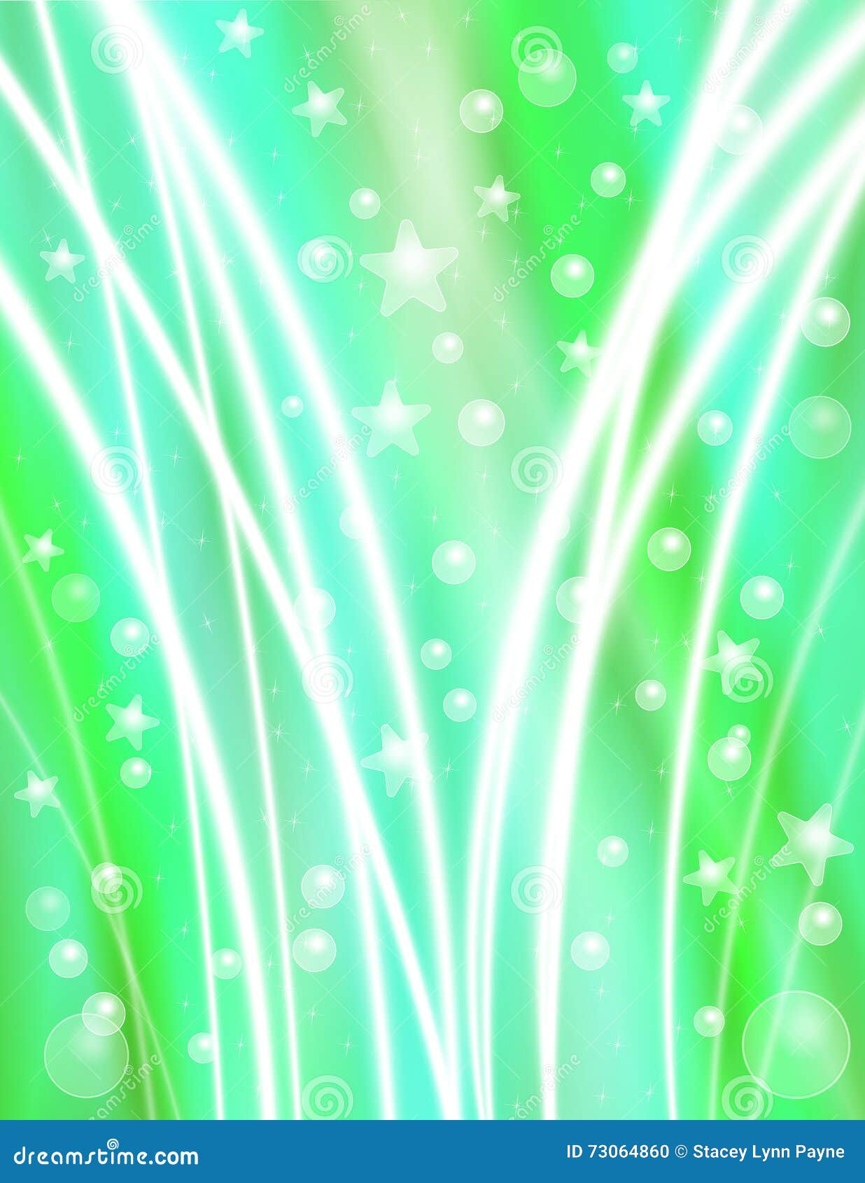 Green Celebration Background Stock Vector - Illustration of bubbles ...
