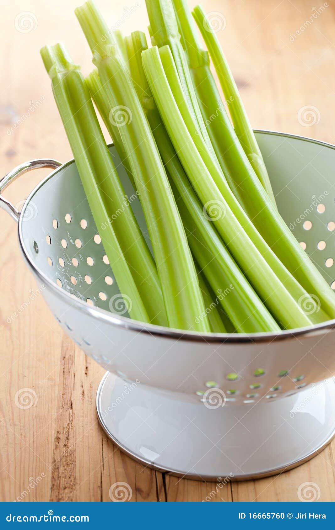 Green Celery Sticks in Colander Stock Photo - Image of leaf, gourmet ...