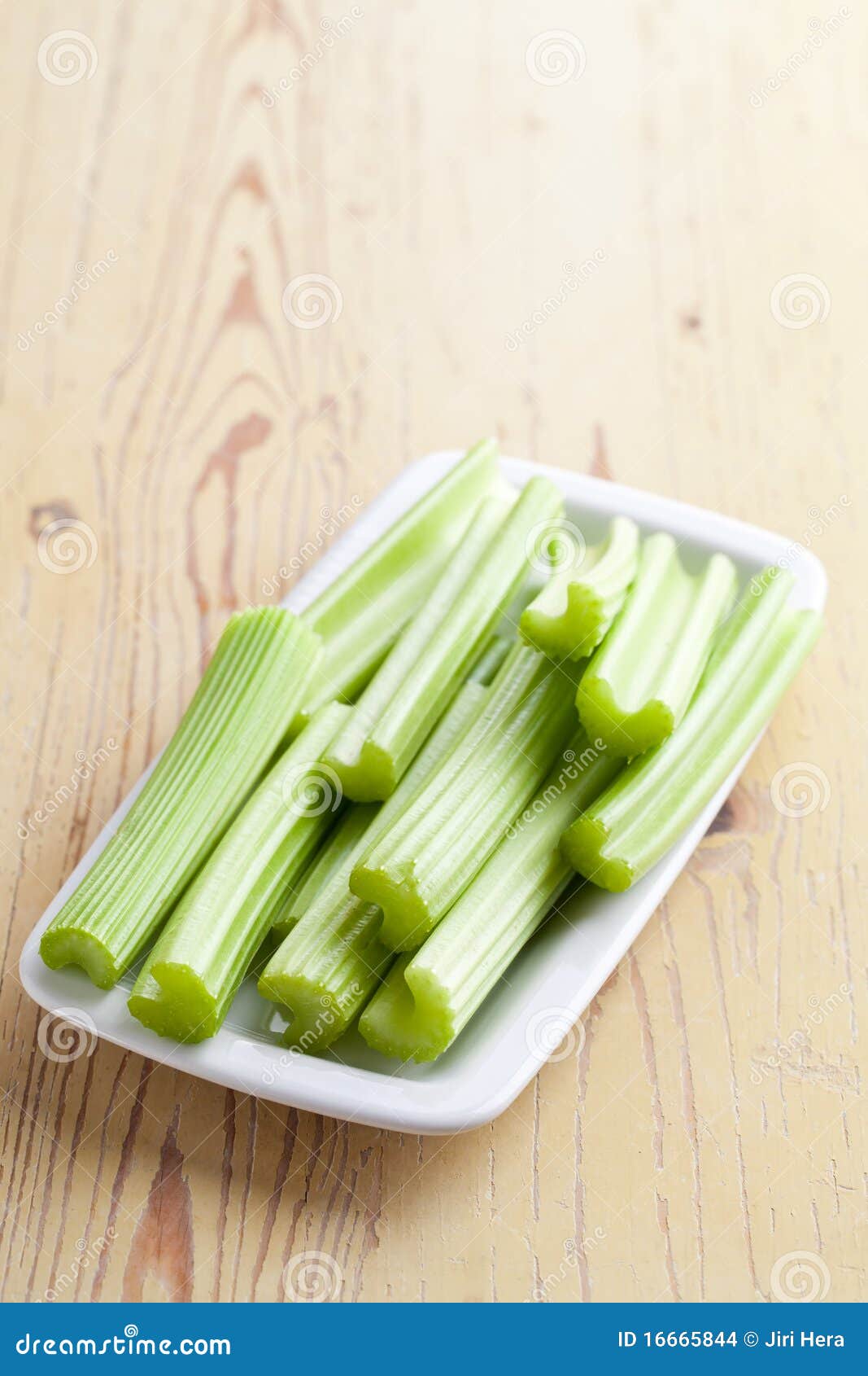 Green Celery Sticks on Kitchen Table Stock Photo - Image of color ...