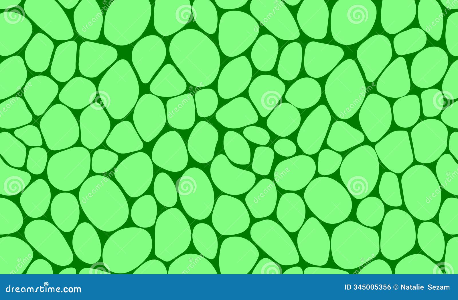 Green Cells Vector Background. Leaf Structure Close Up Illustration ...