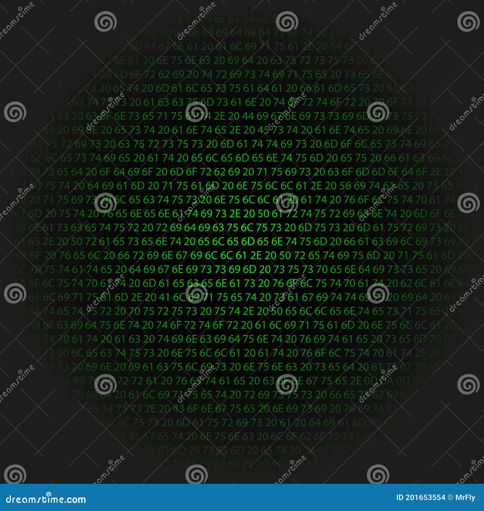 Fading Hexadecimal Background Stock Photo | CartoonDealer.com #32970744