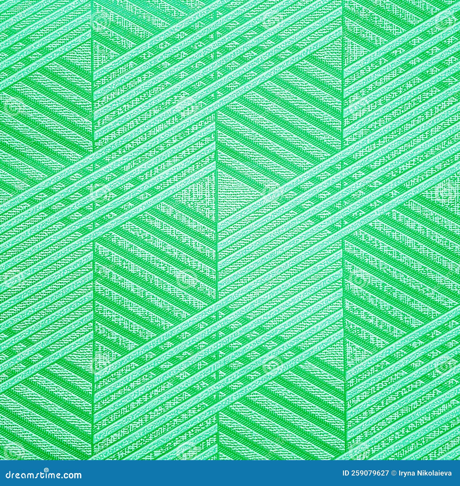 Green Ceramic Tile with Geometric Pattern for Wall and Floor Decoration ...