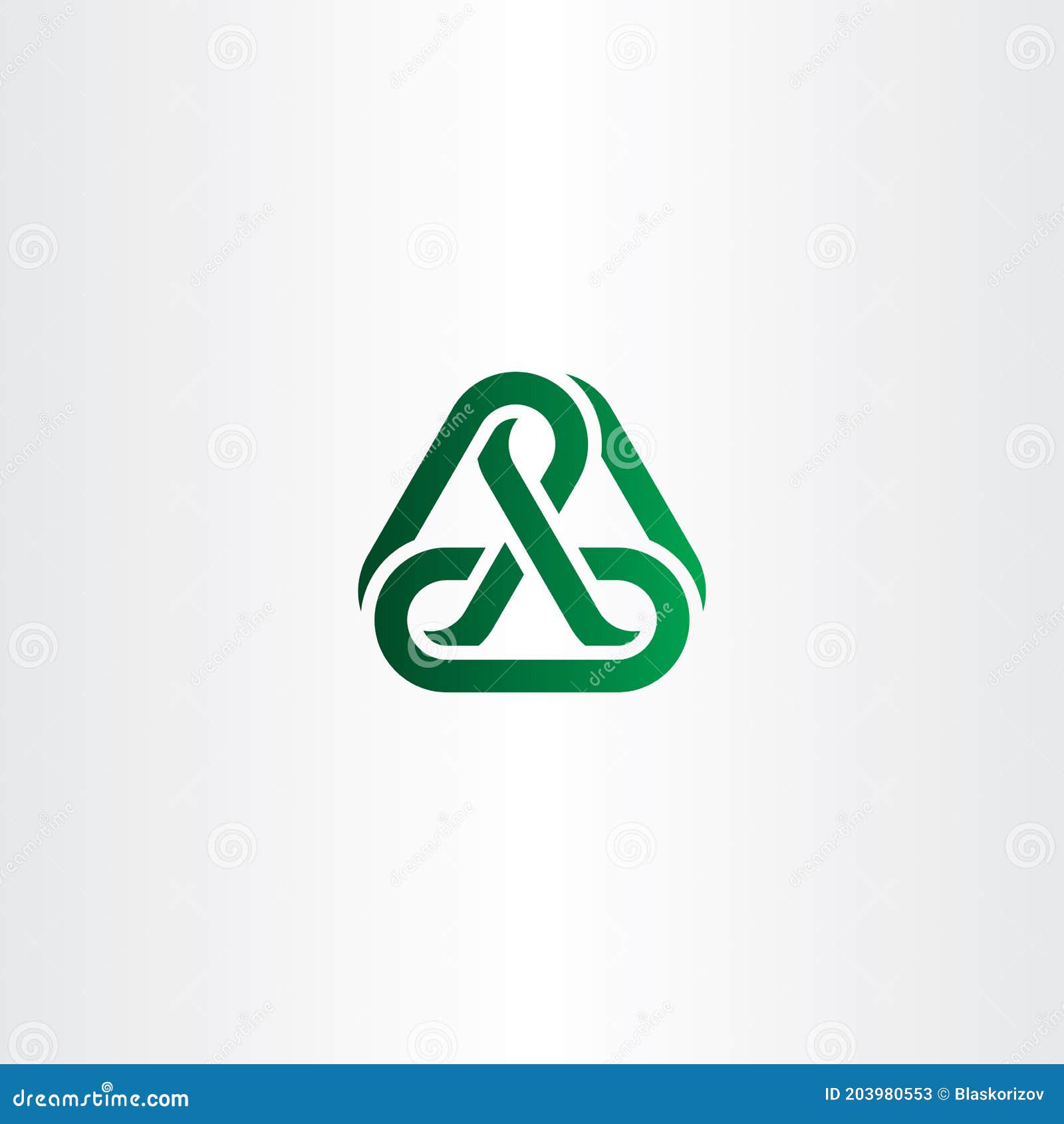 Green Chain Icon Vector Link Logo Stock Vector - Illustration of work ...