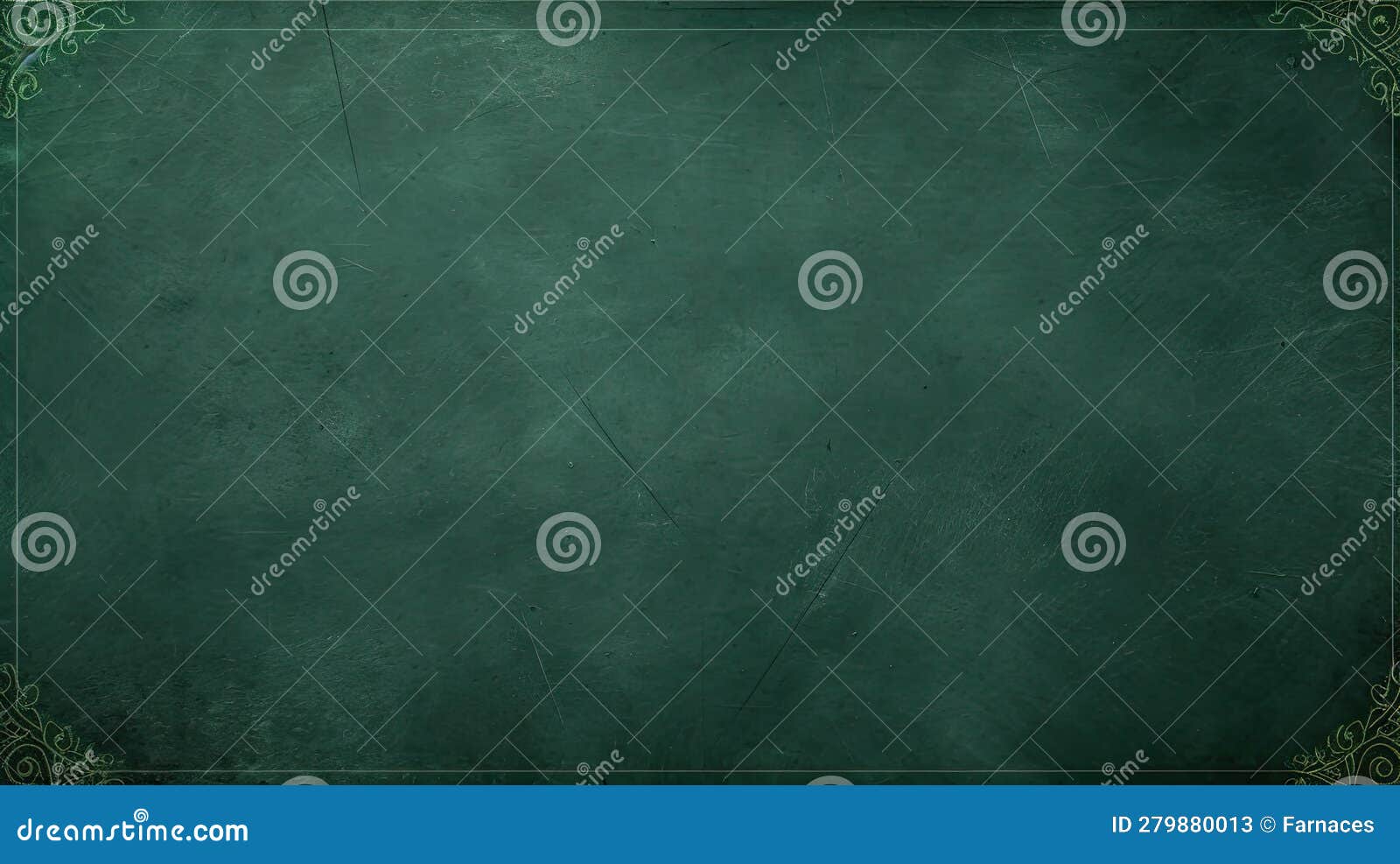 Green chalkboard stock illustration. Illustration of classroom - 279880013
