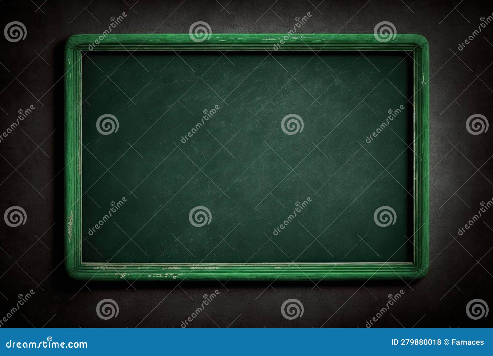 Green chalkboard stock illustration. Illustration of chalkboard - 279880018