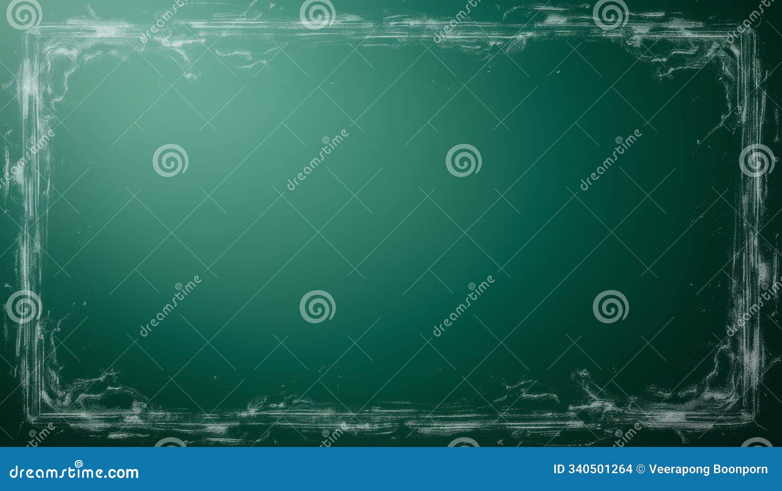 Green Chalkboard Texture with a Worn Frame, Ideal for Backgrounds and ...